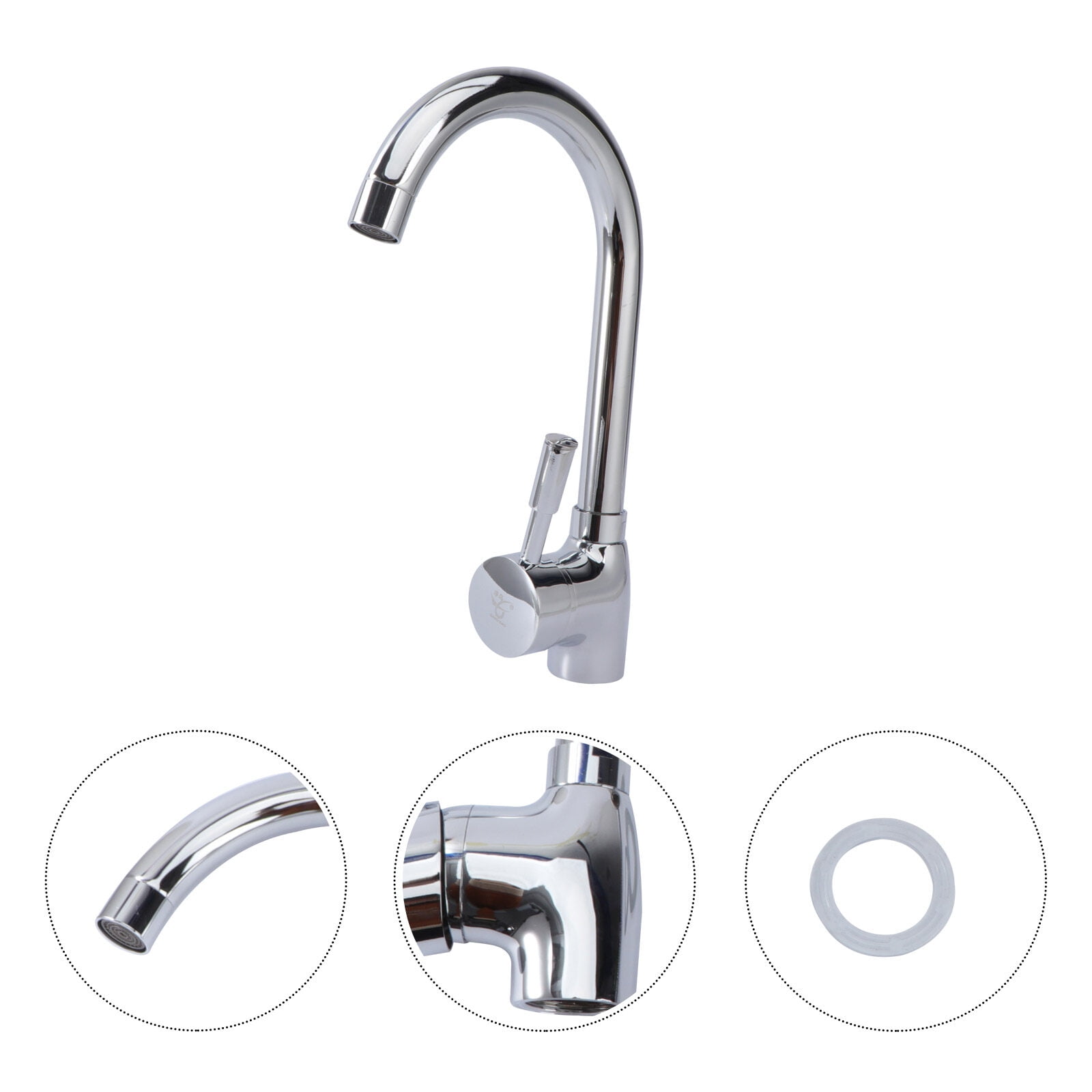 Worgeous Modern Kitchen Faucet Mixer with Durable Zinc Alloy and Copper ...