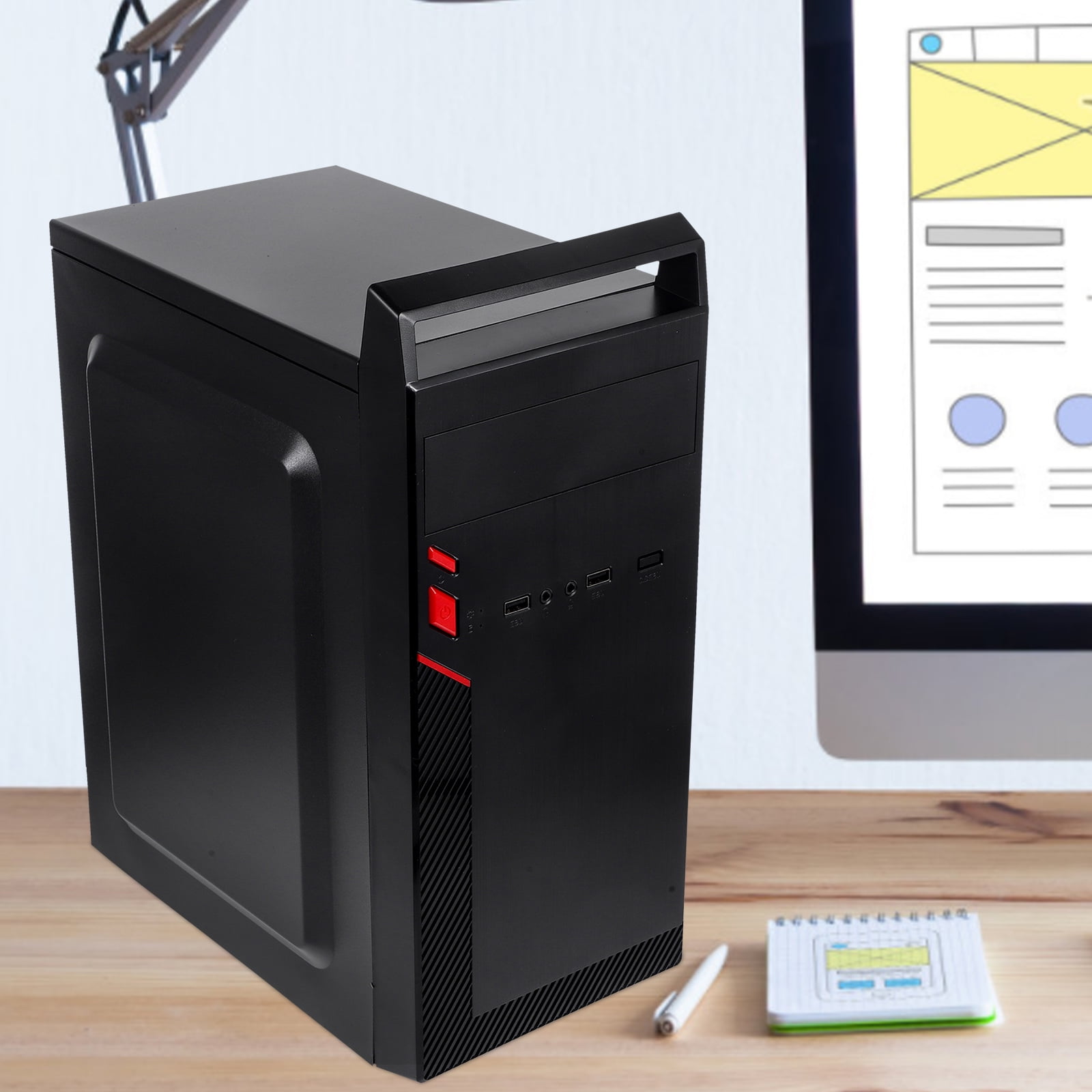 Worgeous Modified Computer Chassis Gaming Desktop Computer Case Metal ...