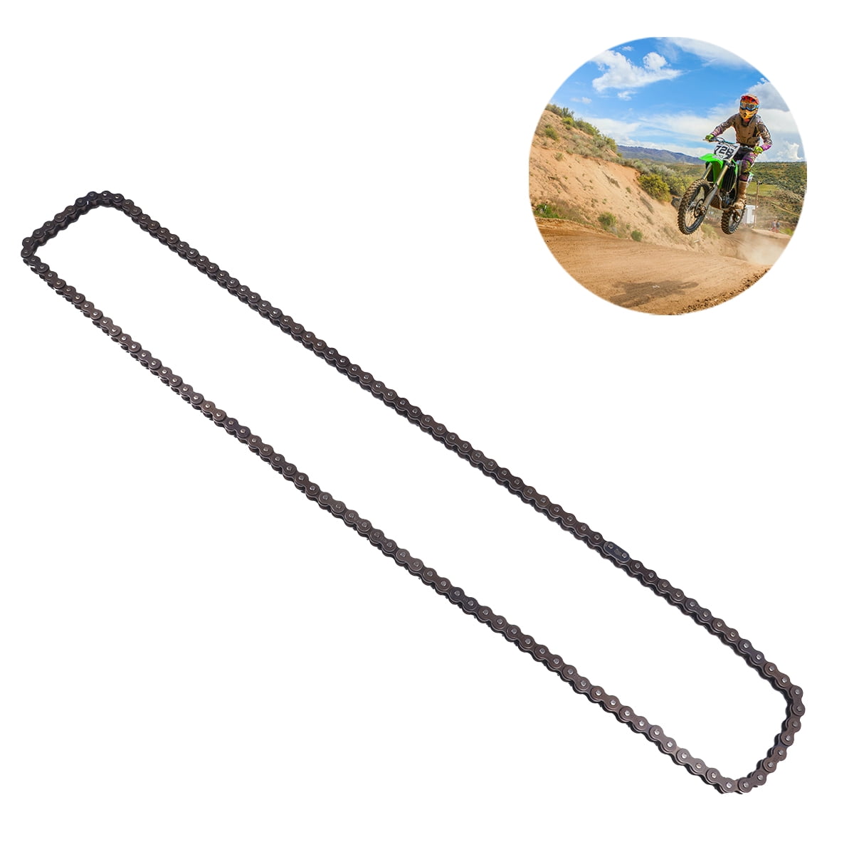 Worgeous Motocross Chain Replacement Motorcycle Heavy Duty The Black ...
