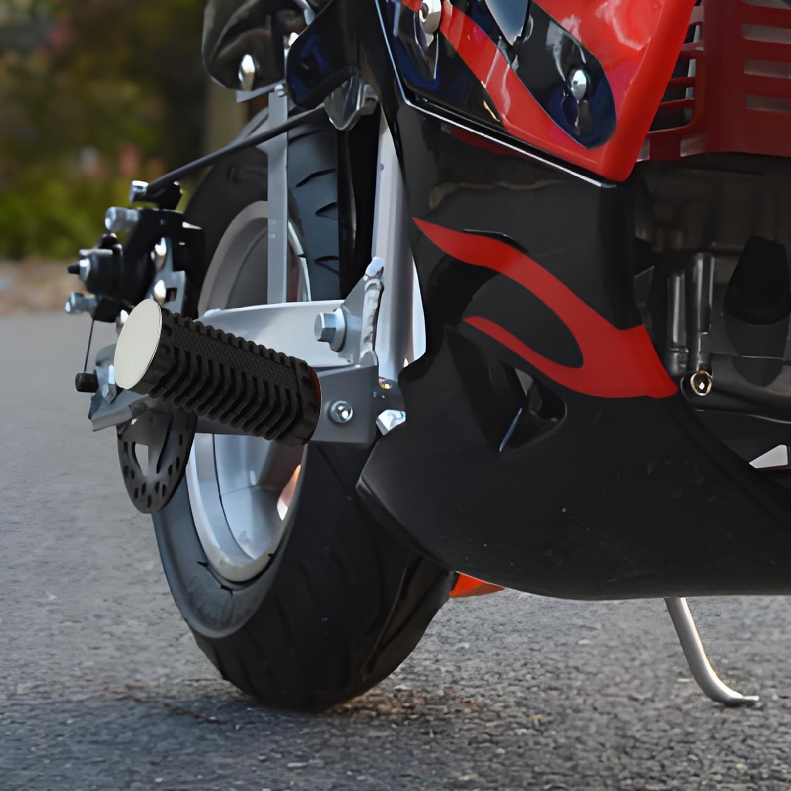 Worgeous Motorcycle Front Foot Rest Pegs for Daily Use with Metal and ...