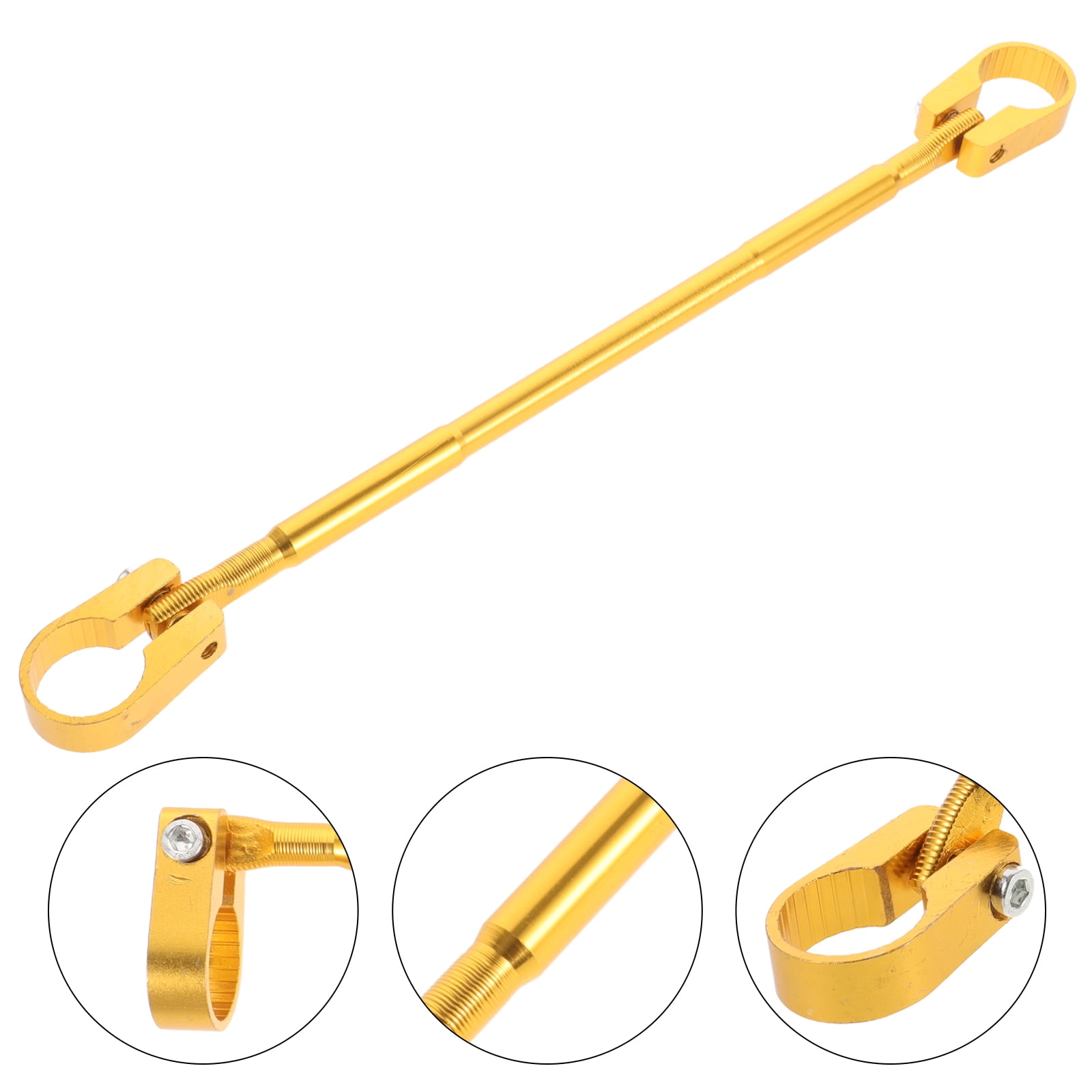 Worgeous Motorcycle Handlebar Stabilizer Aluminum Alloy Golden 1Set ...