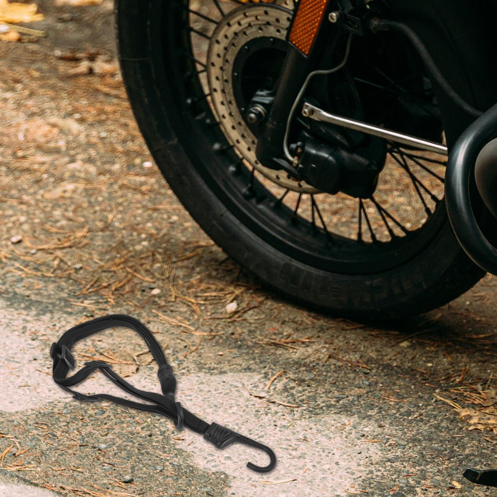 Worgeous Motorcycle Helmet Rope Motorcycle Bungee Cord With Hooks For ...