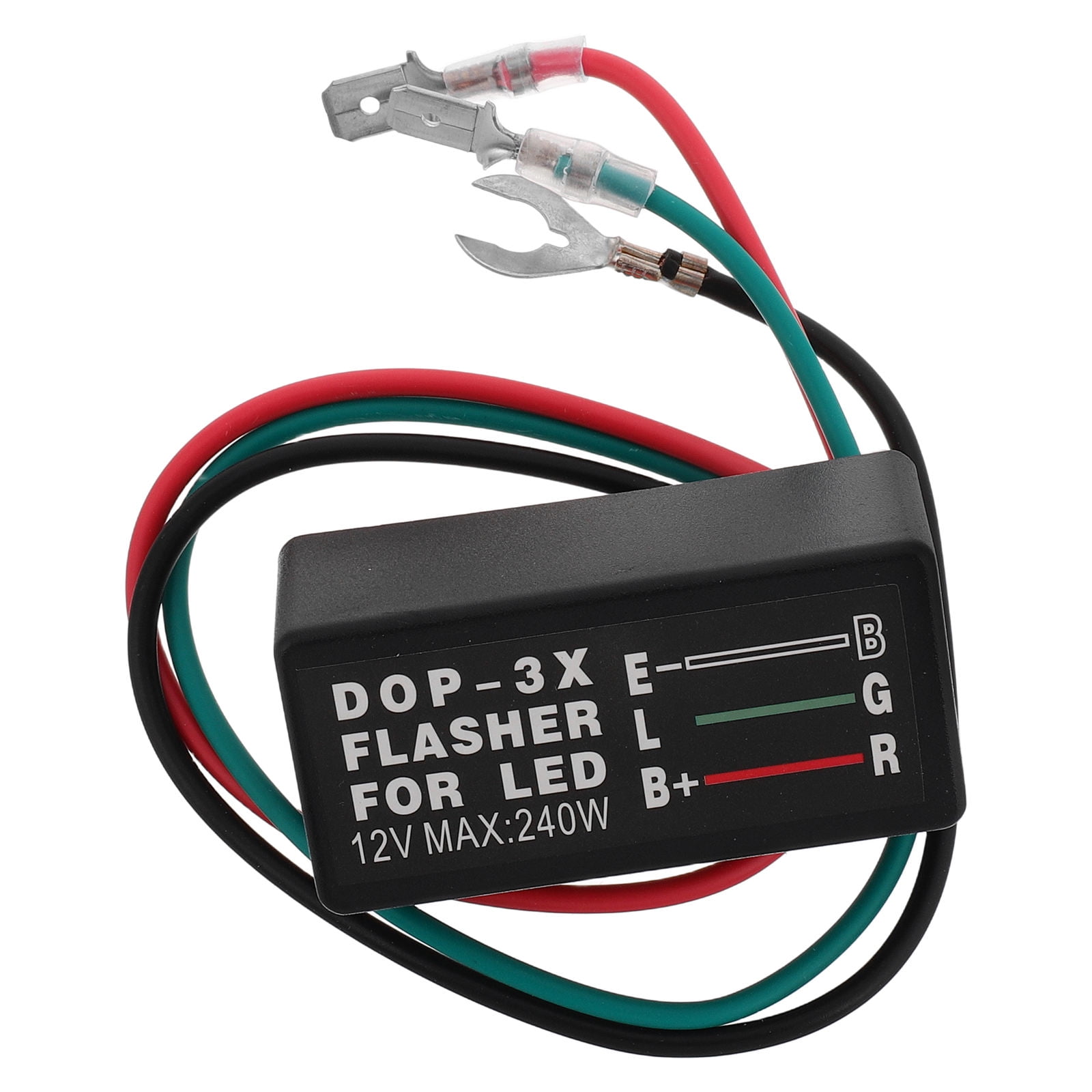 Worgeous Motorcycle LED Flasher Motorcycle Signal Controller Motorbike Indicators Turn Signal ...