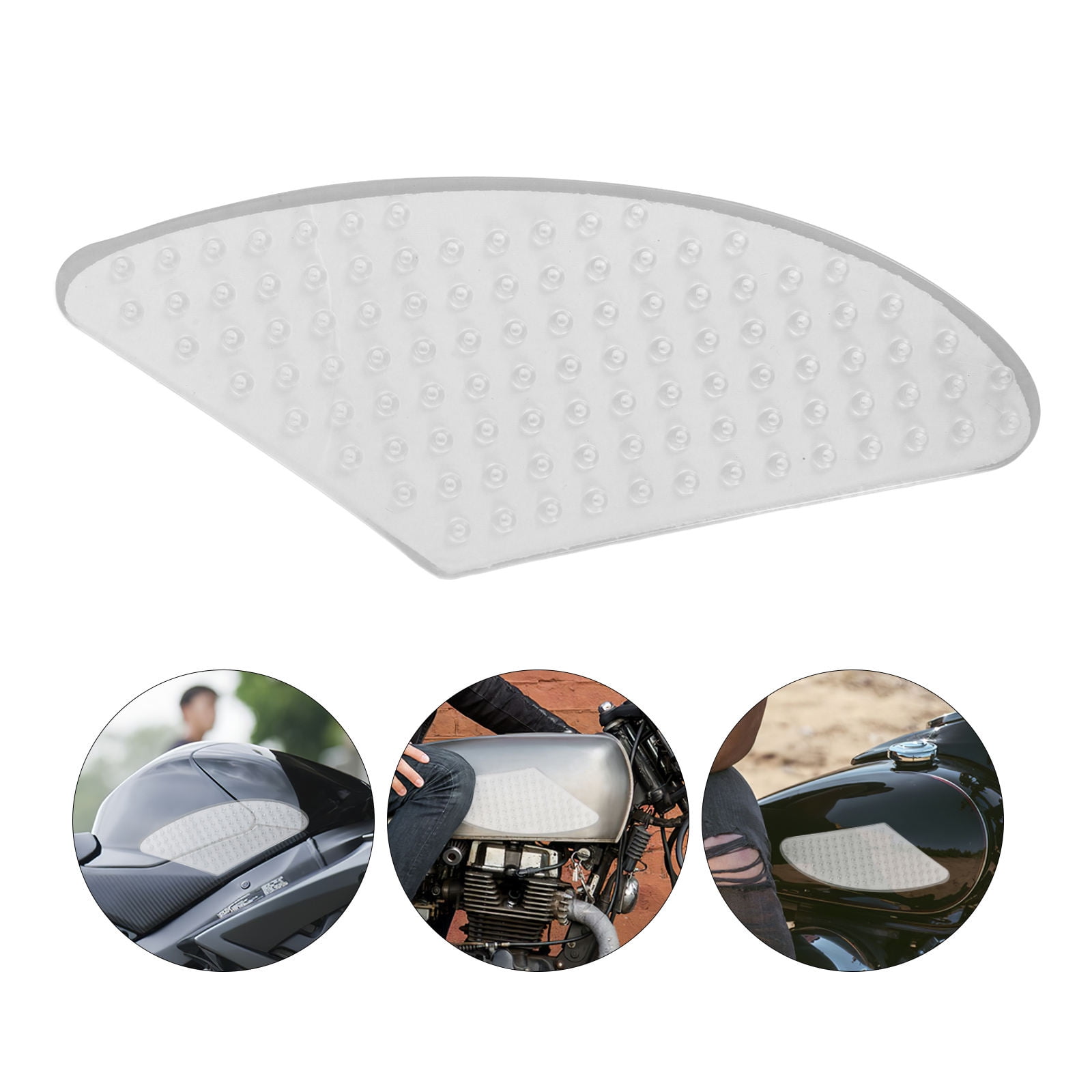 RENACLIPY Renaclipy Transparent Rubber Tank Traction Pad 1 Pair for ...