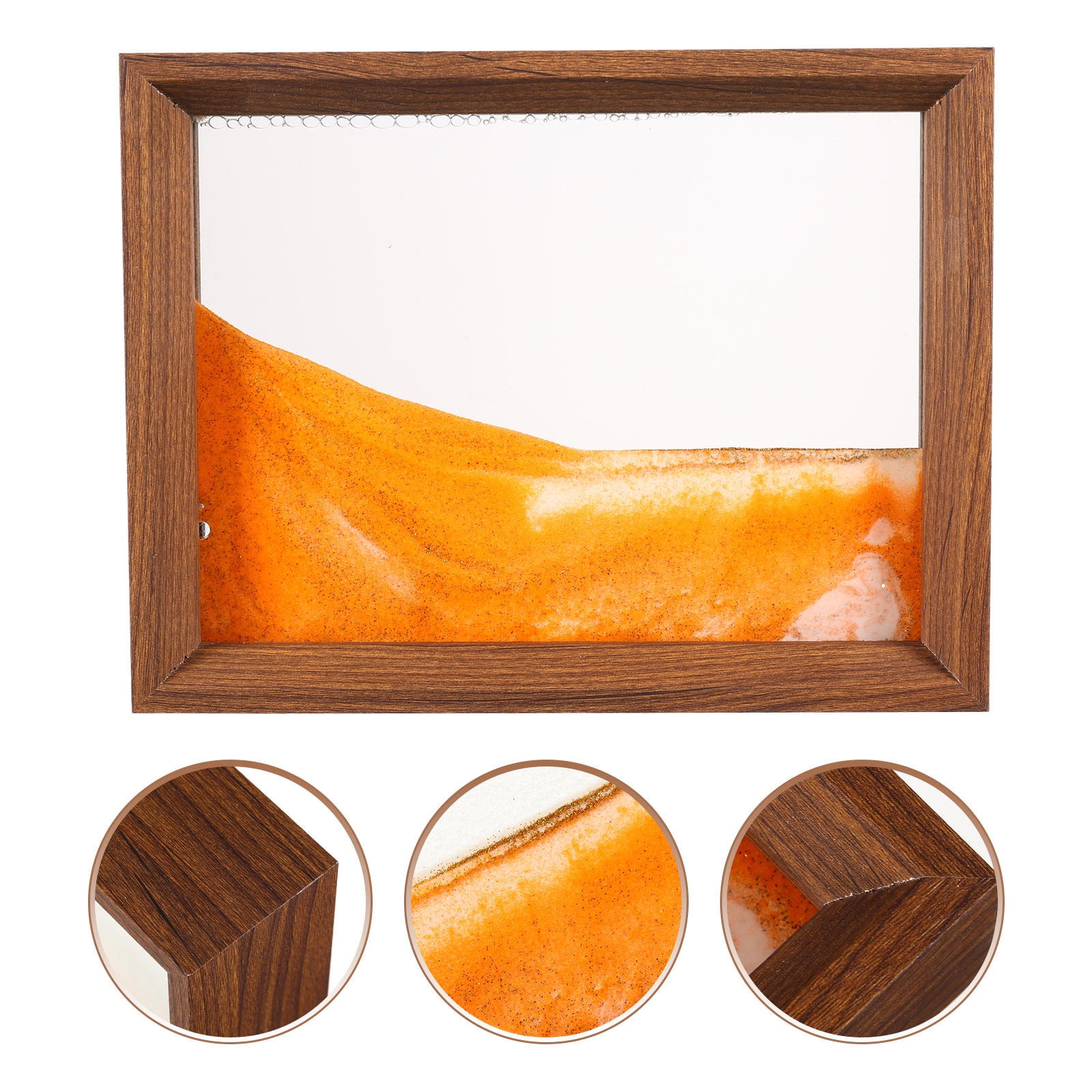 Worgeous Moving Sand Art Sea Sandscape Quicksand Decor Glass Moving ...