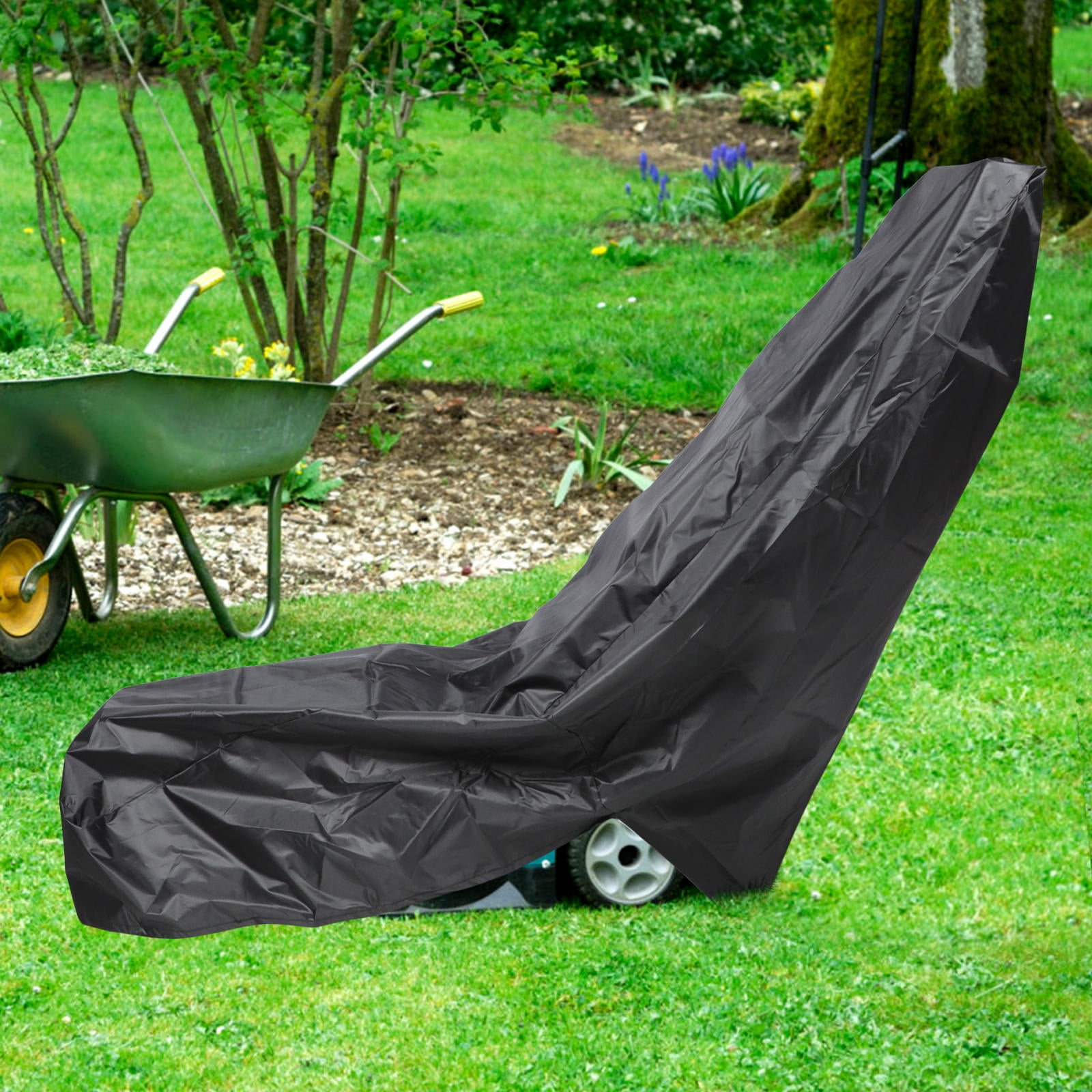 Worgeous Mower Cover Universal Sun Lawn Covers Waterproof Travel Black ...