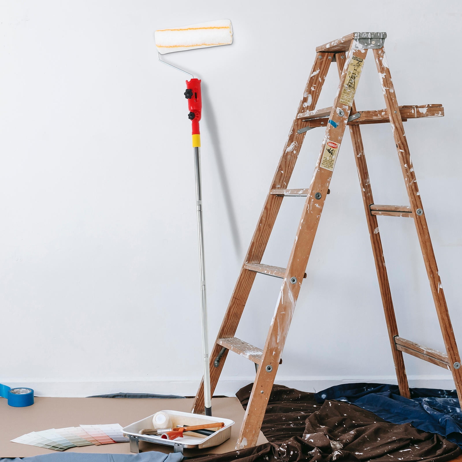 Worgeous Multi Angle Paint Brush Extender with Telescopic Rod Paint ...