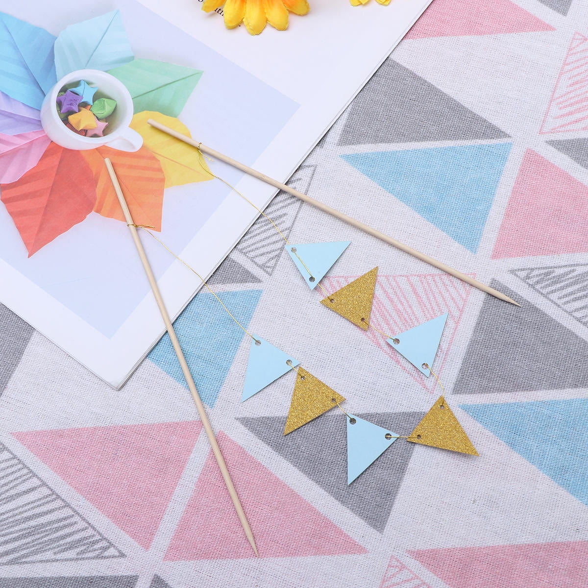 Worgeous Multi Color Cake Banner Garland for Decoration Made of ...