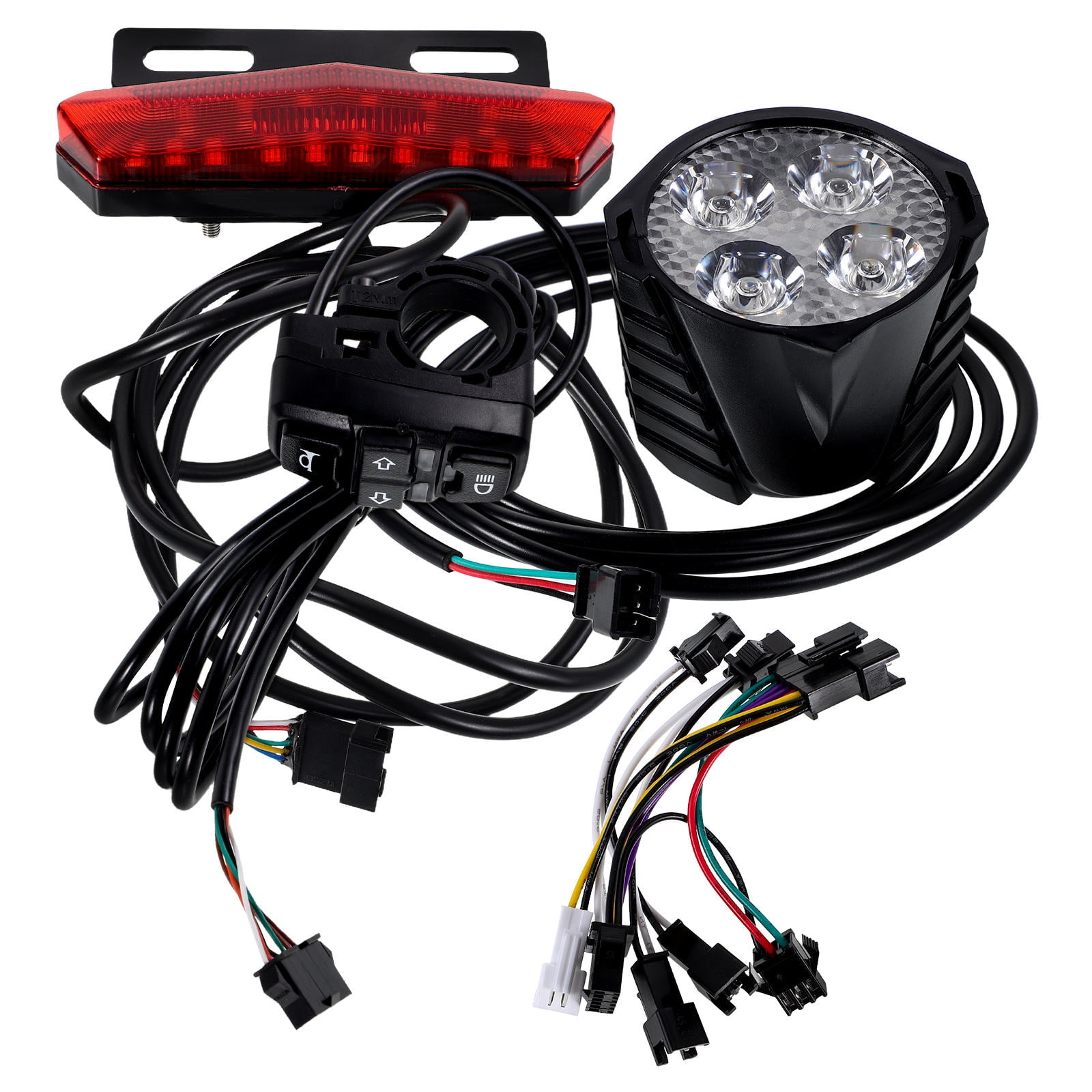 Worgeous Multi Function Bicycle Tail Light Kit With Turn Signal Led ...