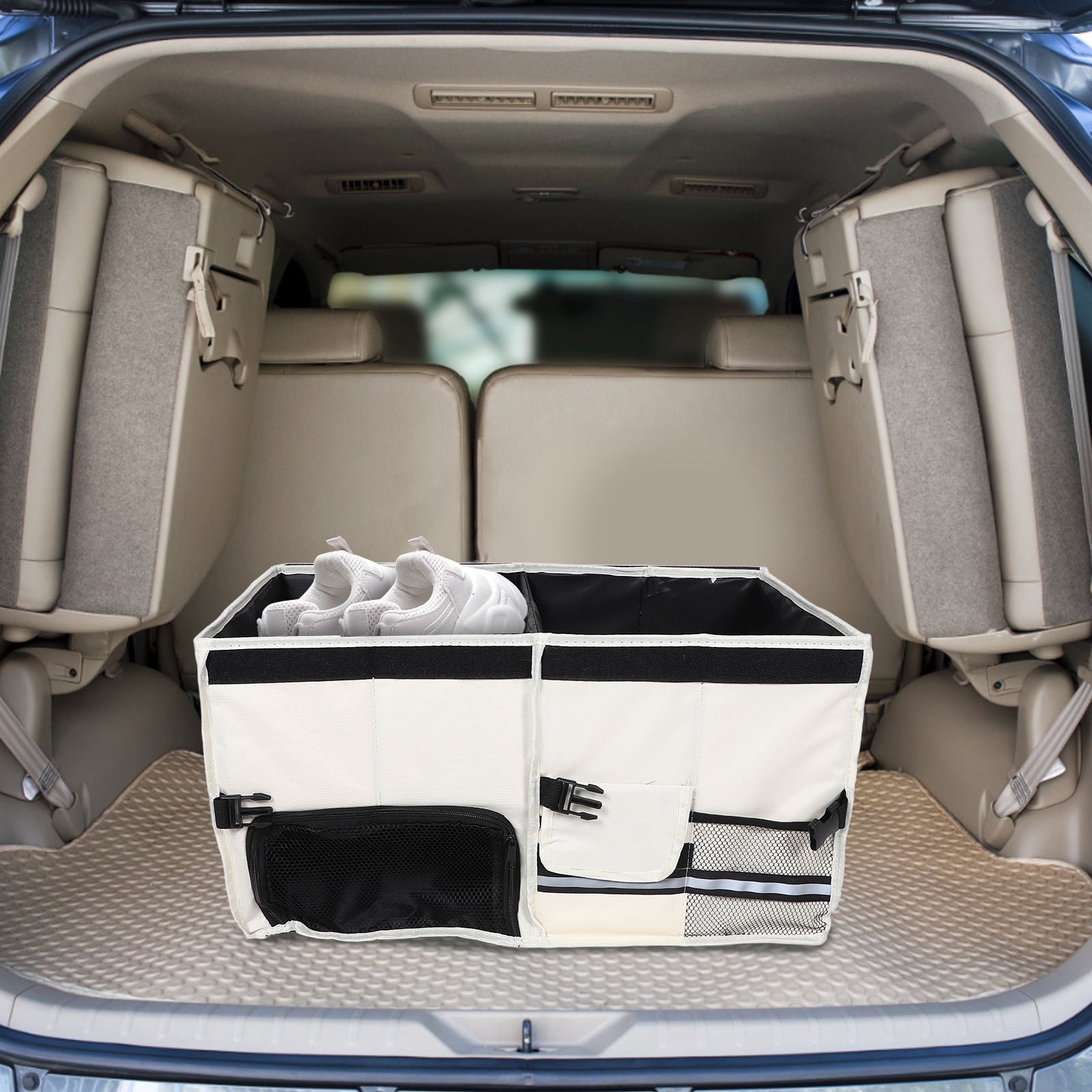 Worgeous Multi-Purpose Car Trunk Storage Bin For Suv Heavy Duty Car ...