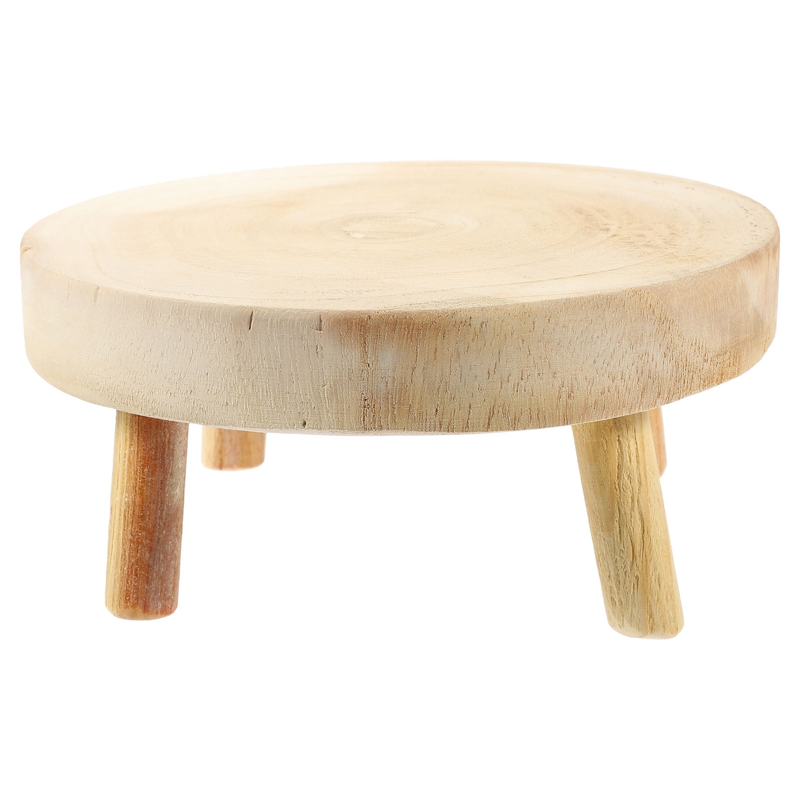 Worgeous Multi-functional Wooden Displaying Stool Wood Plant Riser ...
