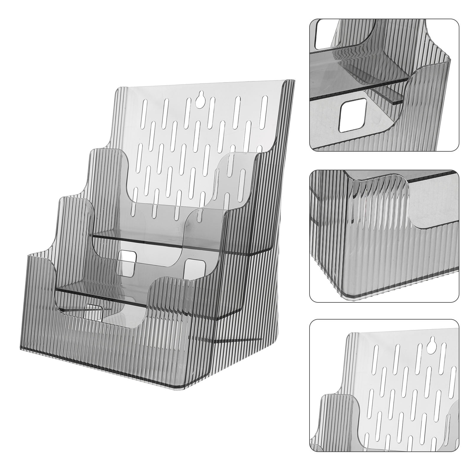 Worgeous Multiple Tier File Holder Document Organizer Desktop Magazine ...