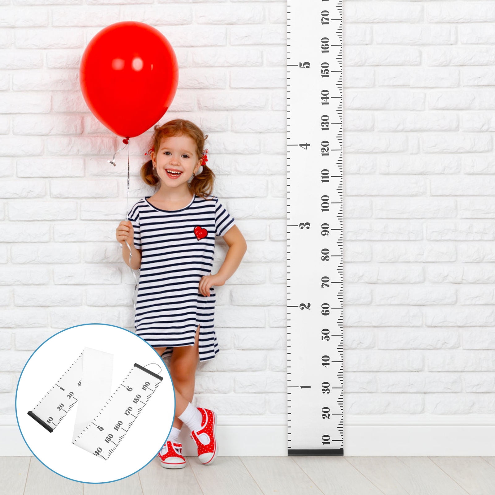 Worgeous Nordic Style Kids Growth Chart Wall Art for Children's Rooms ...