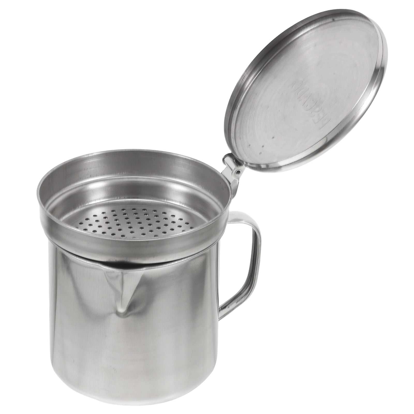 Worgeous Oil Holder Grease Can For Kitchen With Strainer Ghee Container ...