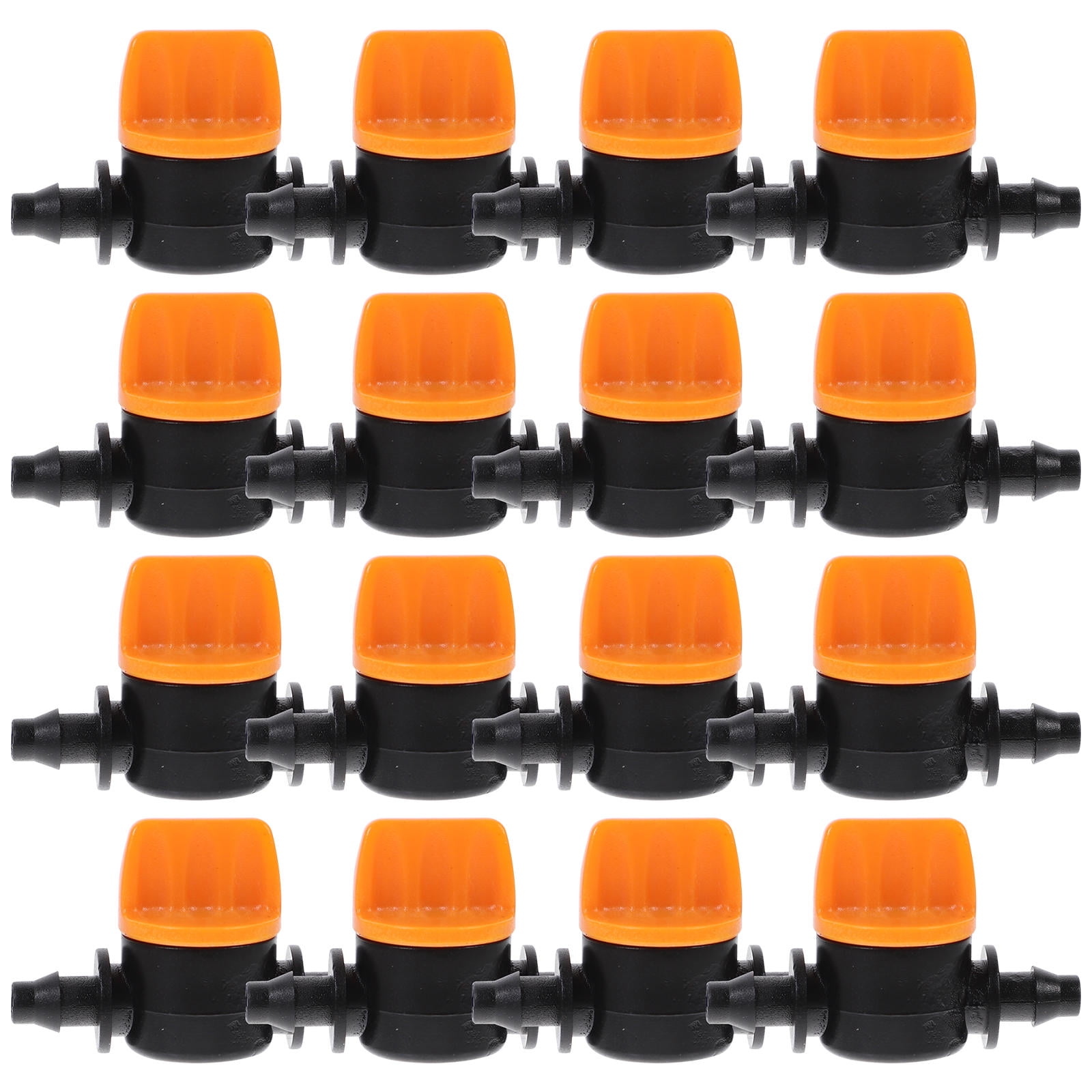 Worgeous Orange Adjustable Mini Ball Valves for Drip Irrigation System ...