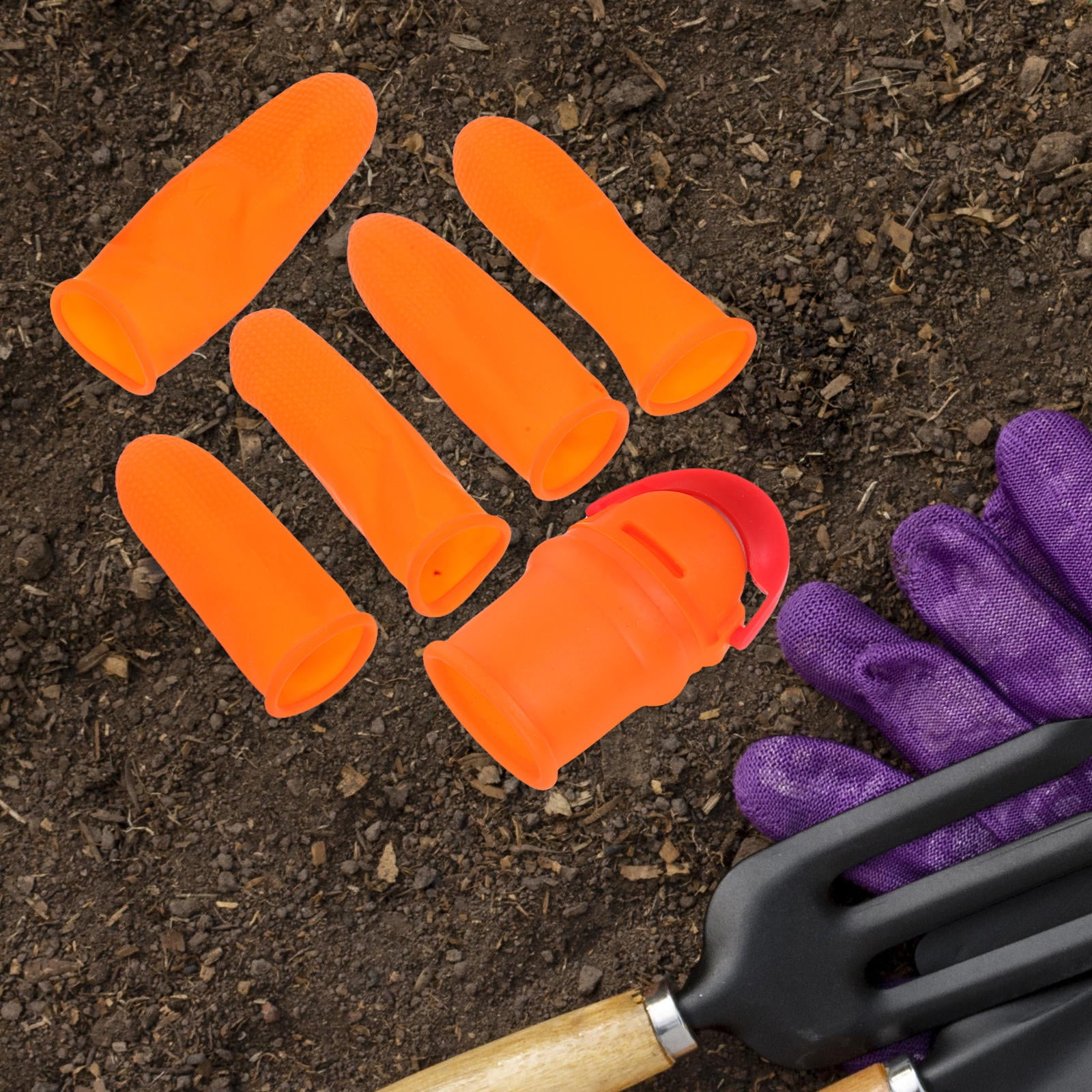 Worgeous Orange Portable Finger Separator Set for Efficient Fruit and ...