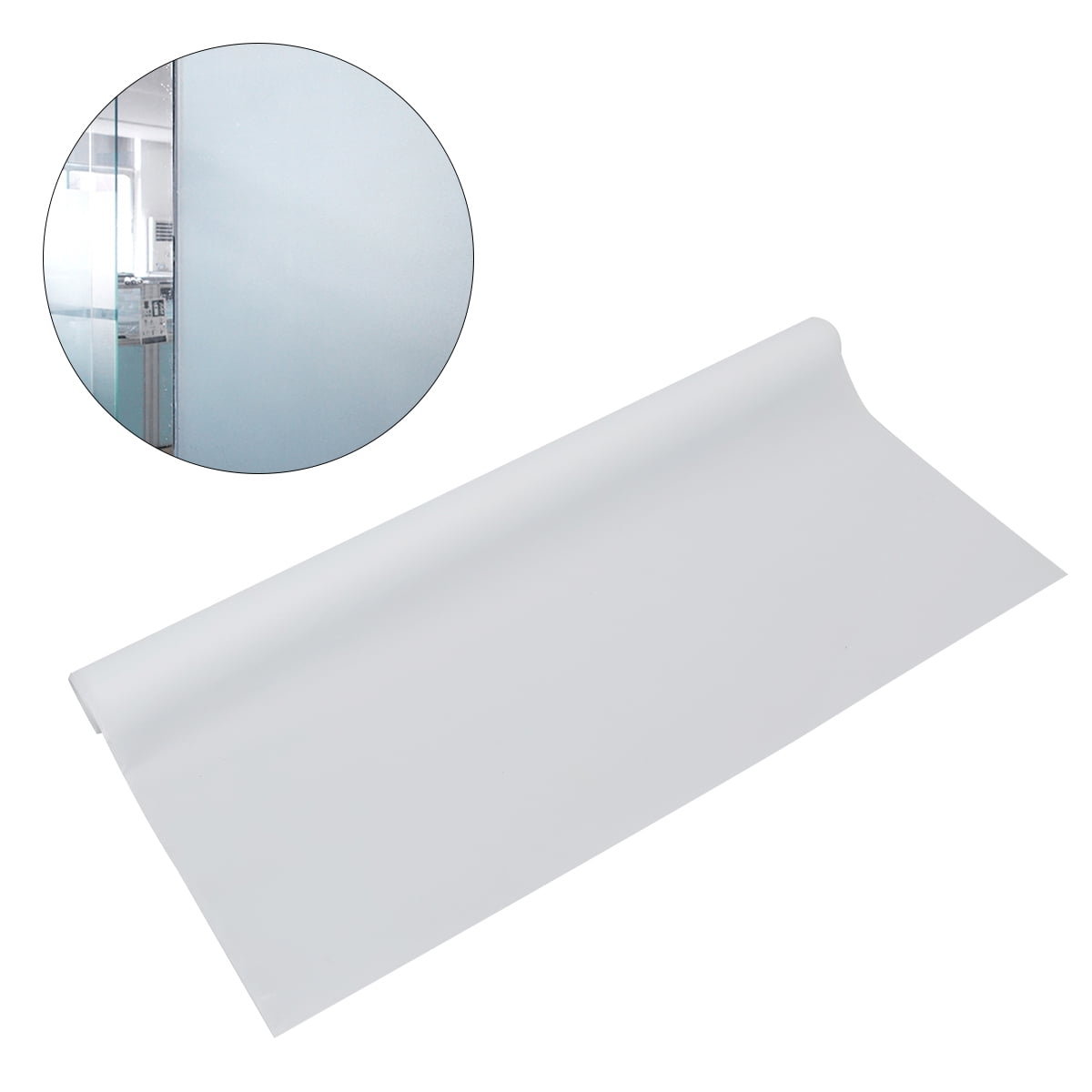 FONDOTIN Sticky Window Privacy Film PVC Static Cling No Residue for ...