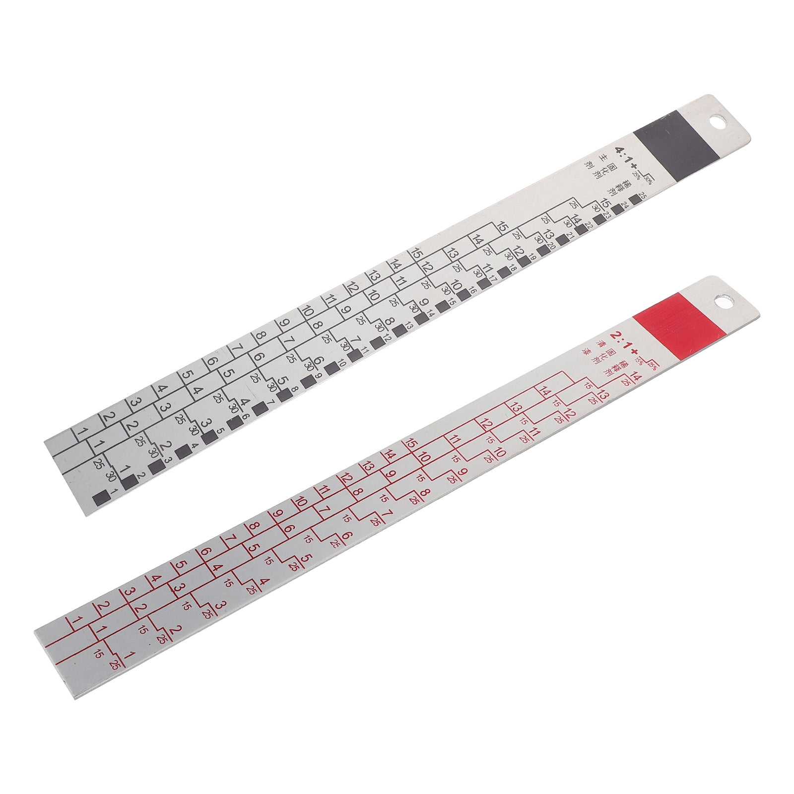 Worgeous Paint Mixing Stick Automotive Painting Ruler Measuring Scale ...