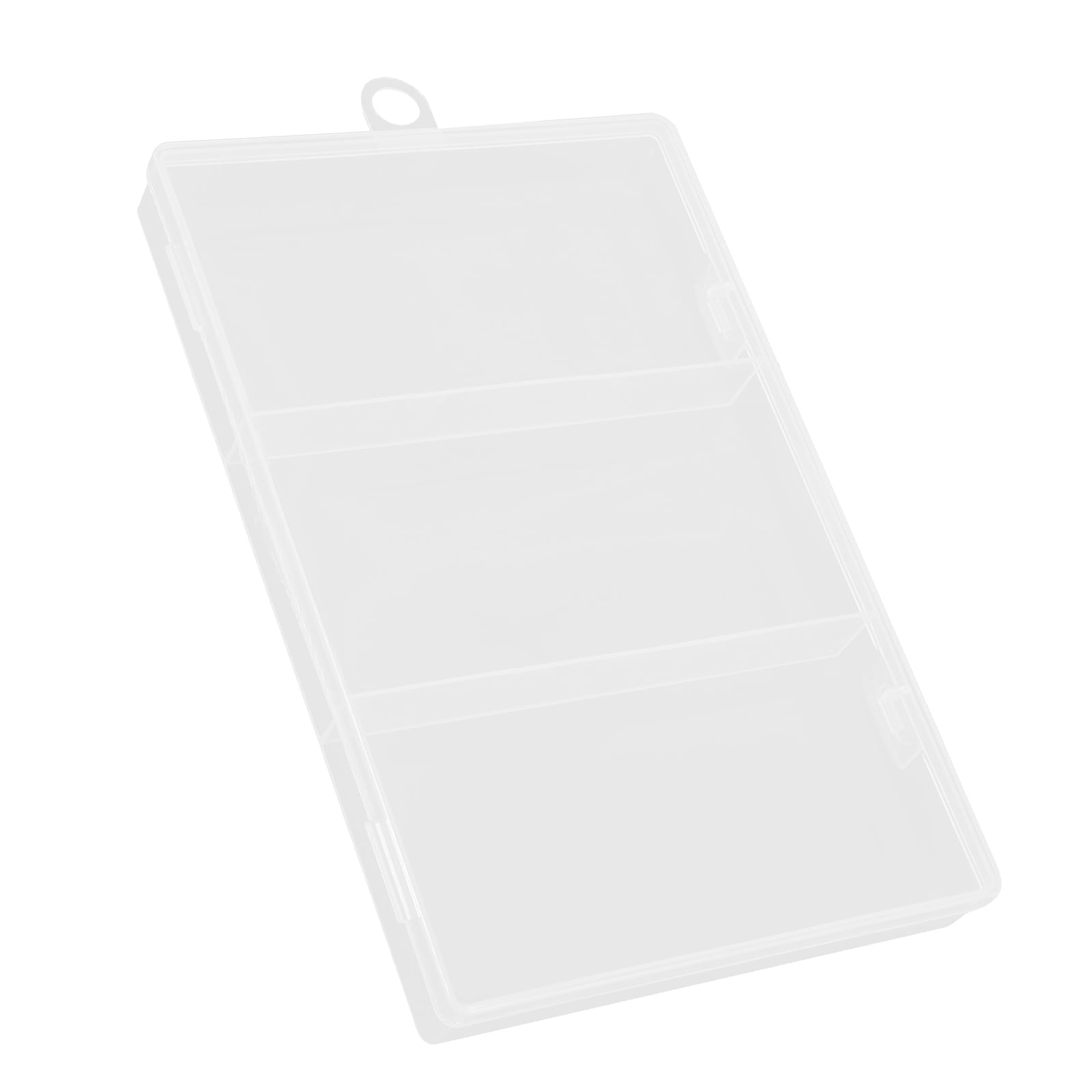 Worgeous Paper Clips Case Clear Storage Box Small Packing Box Small ...