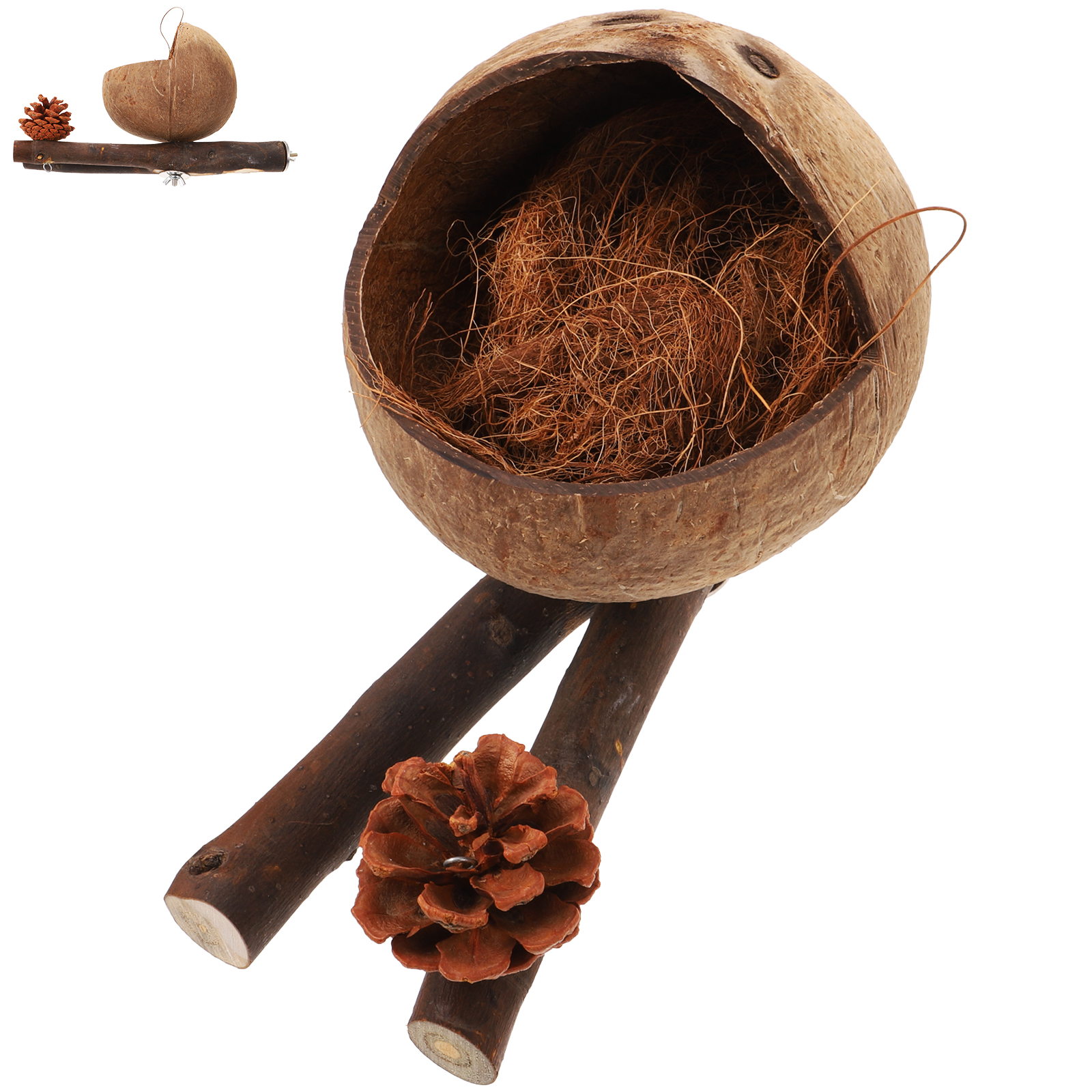 Worgeous Parakeets Perch Stand Wood Perch Parrots Cage Perch Parrots ...