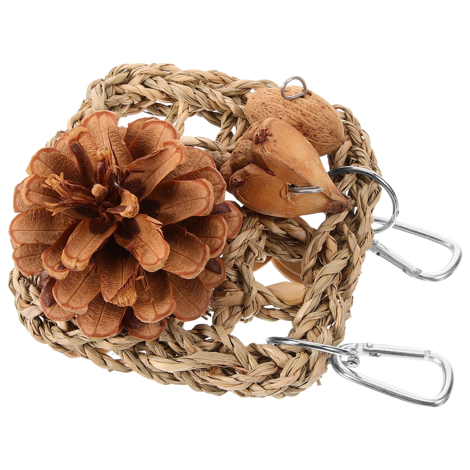 Worgeous Parrot Toy Harness and Leash Bird Cage Cages Twine Rope ...