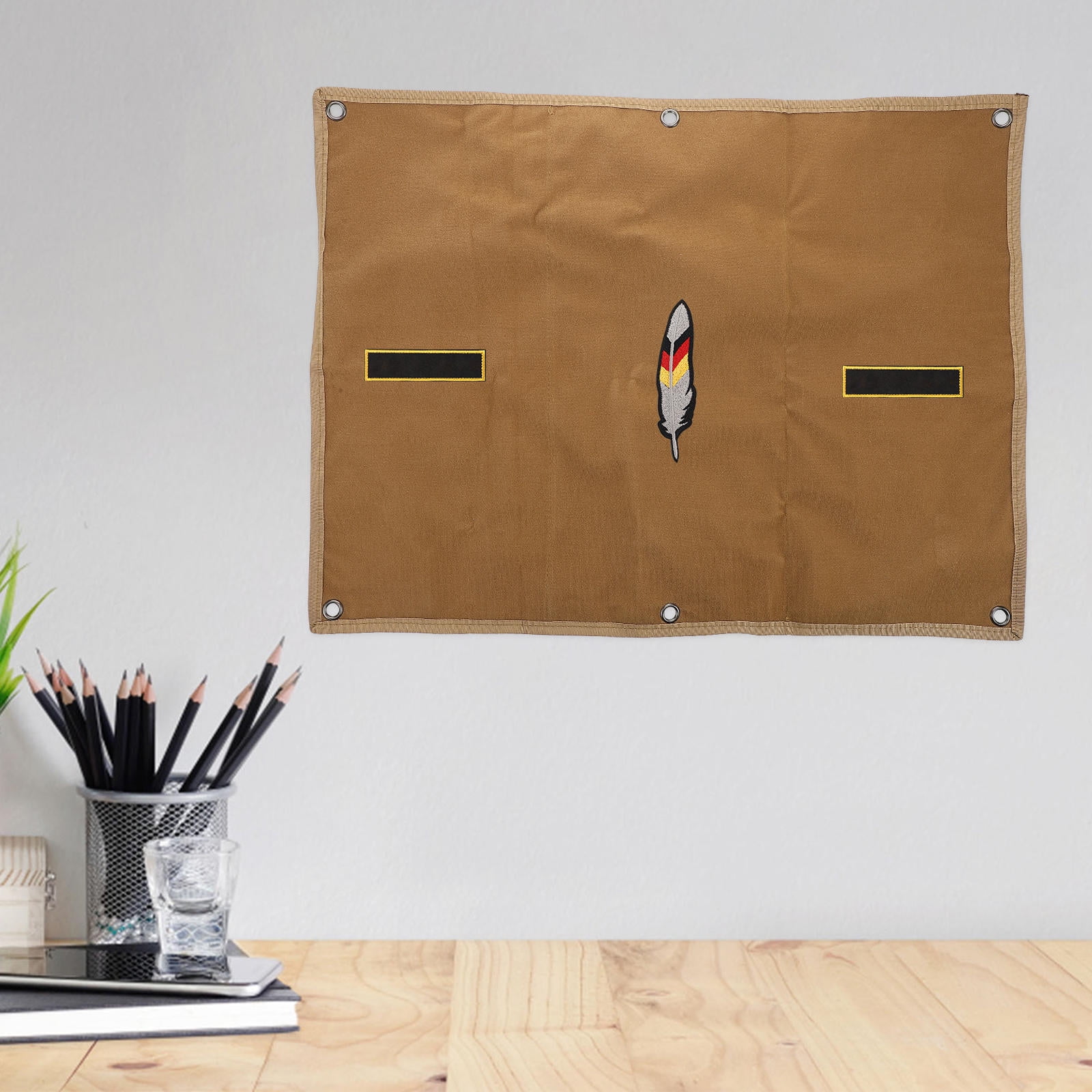 GOOHOCHY Patch Display Case for Wall Clip System and Durable Polyester ...