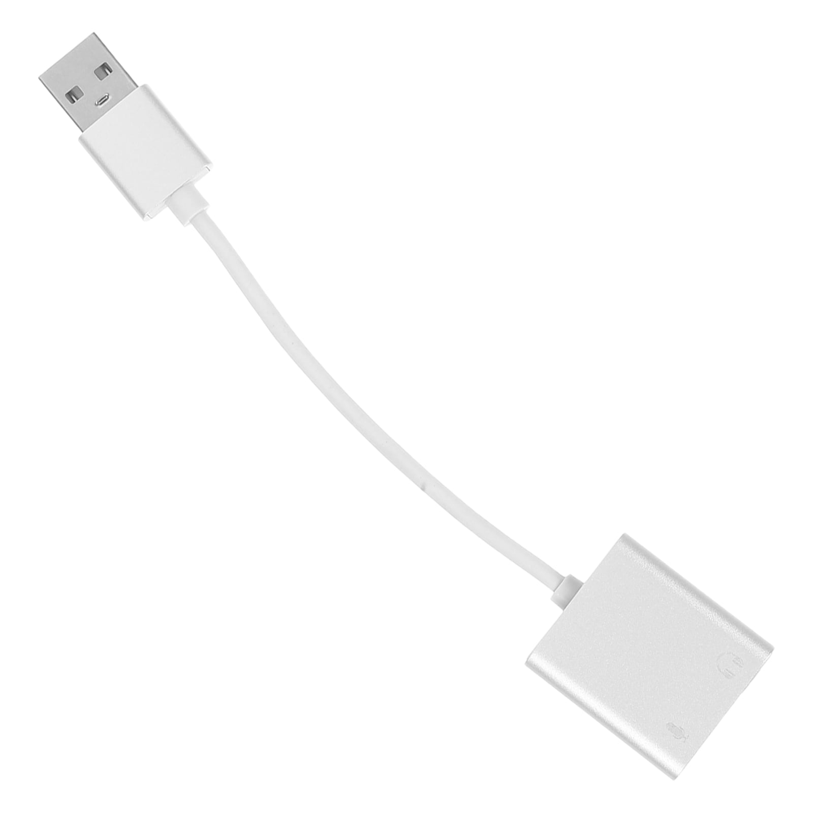 Worgeous Pc Mic Adapter For Computer Use Usb Audio Adapter Headphone ...
