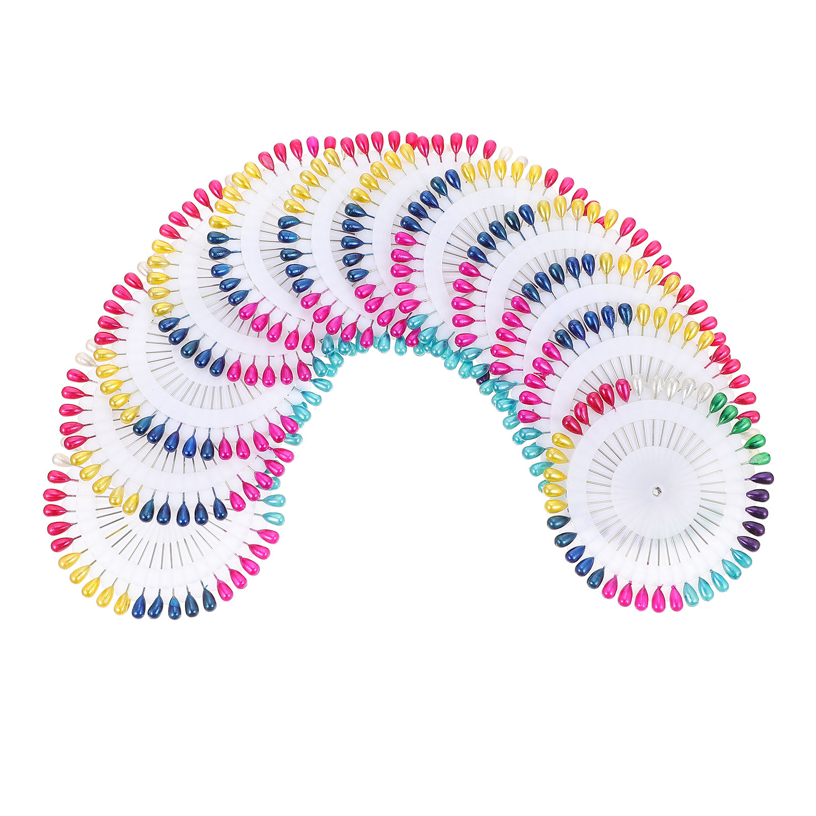 KALLORY Pearl Head Pin Pearl Head Pins Set 480Pcs 1.5X0.1X0.1In ...