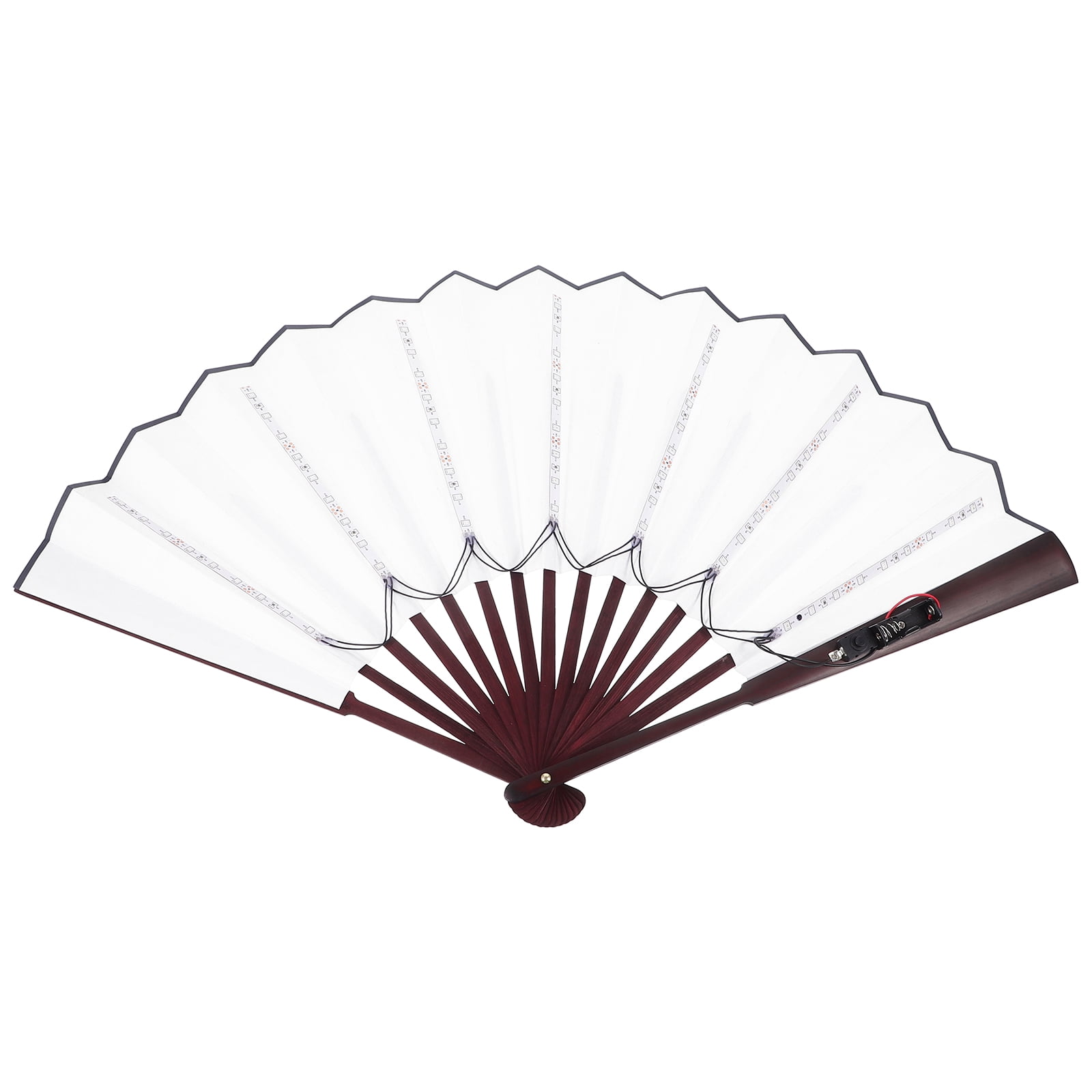 Worgeous Performance Glowing Fan Decorative Fans Luminous Folding ...