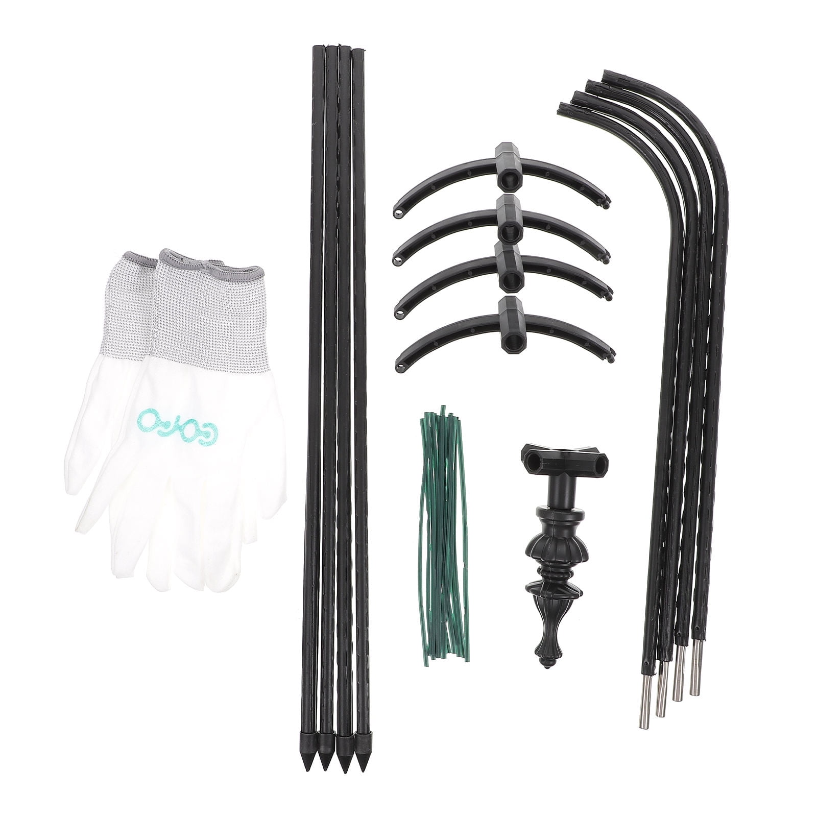 Worgeous Pergola Trellis for Climbing Plants Outdoor Tall Vines Black ...