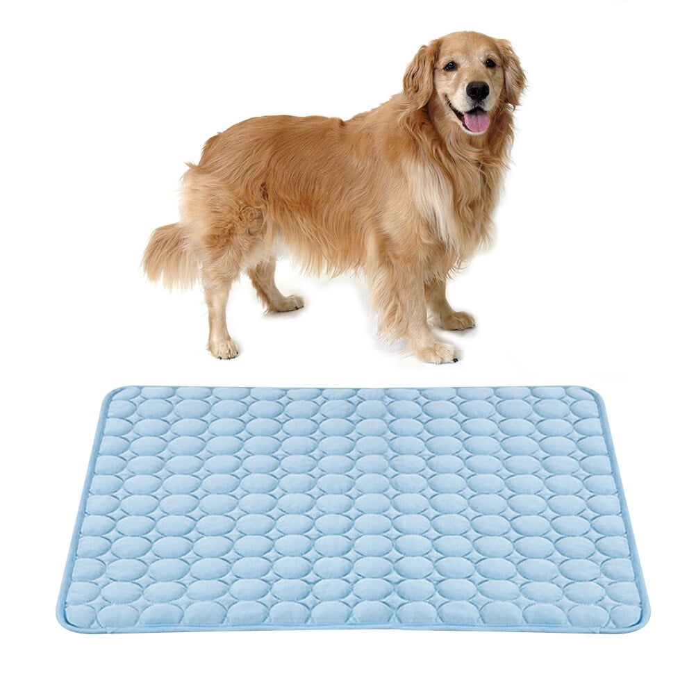 Worgeous Pet Cooling Mat 1Pack Blue Color Ice Silk and Mesh Fabric ...