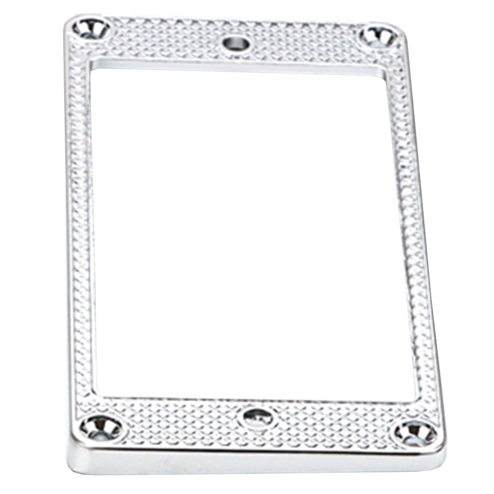 HOOWIFFY Guitar Pickup Frame Metal Pickup Cover Silver 1Pack for ...