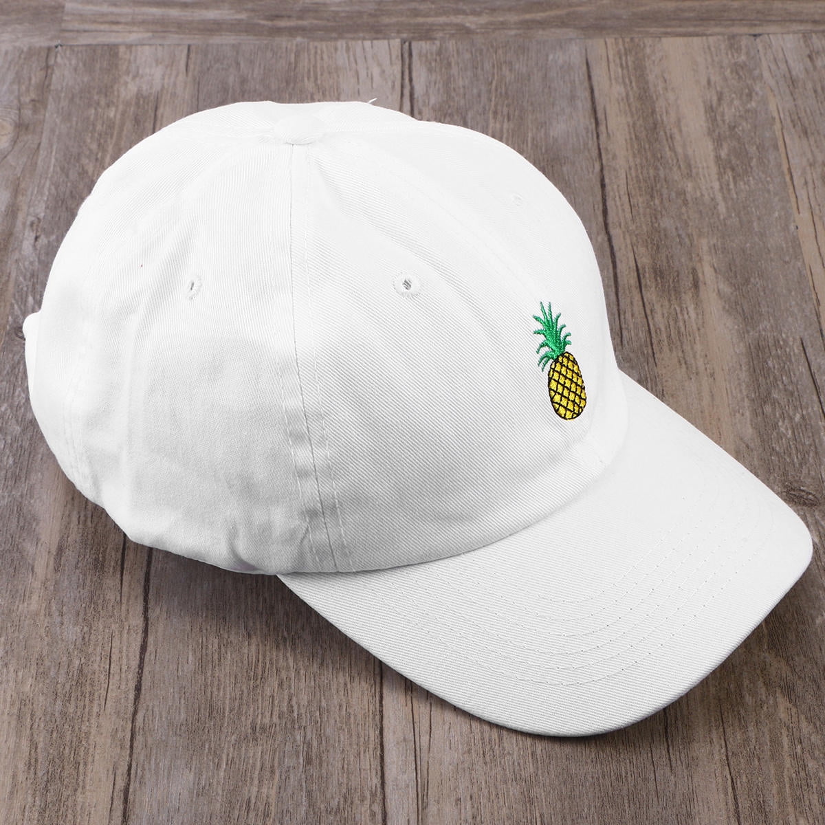Worgeous Pineapple Peaked Cap Embroidered Baseball Man Lovers - Walmart.com
