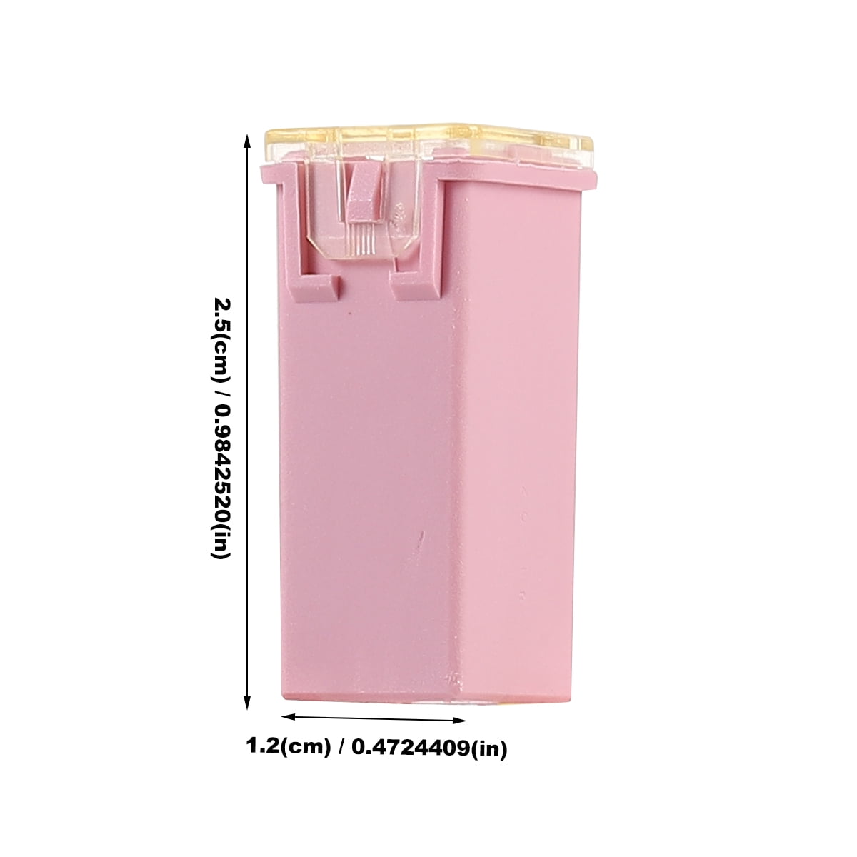 Worgeous Pink Box Shaped Fuse 8Pcs for Electrical Systems Mini Fuse Kit ...