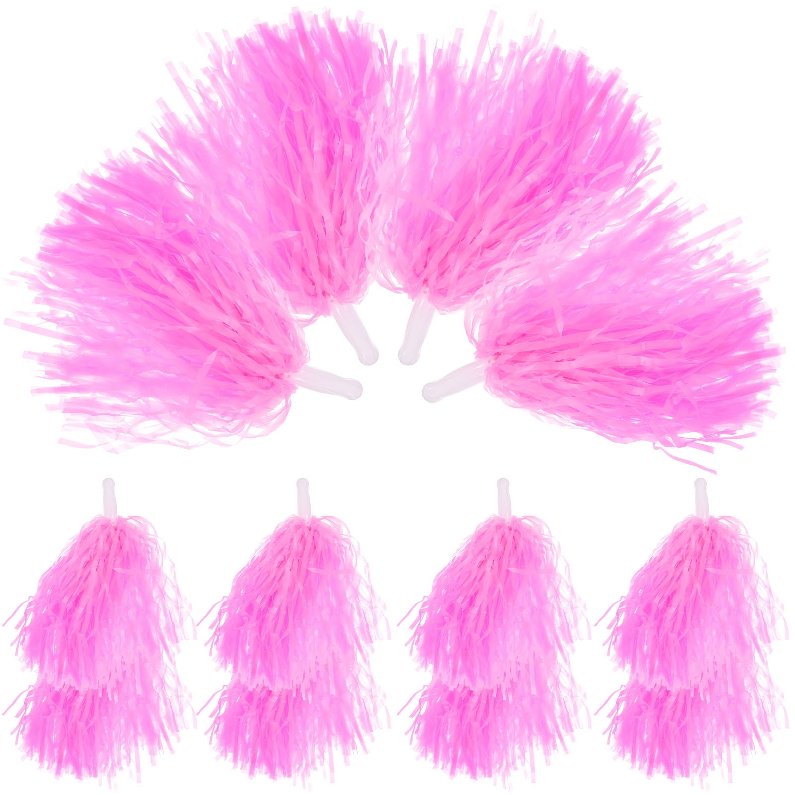 Worgeous Pink Cheerleading Pom Poms with Shiny Design and Durable ...