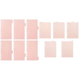 SWETRACE Binder Dividers Pink Notepad Daily Use 2 Sets 8.65X5.89X0.04in ...