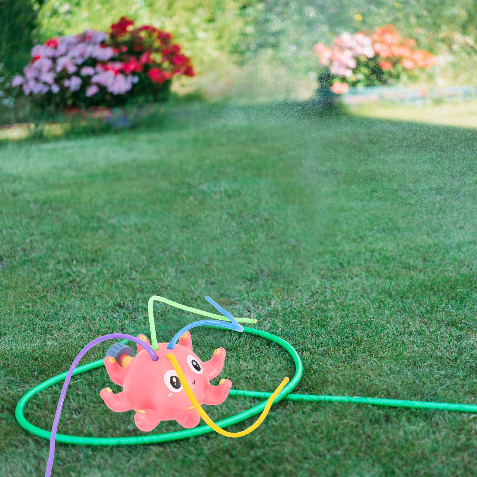 FONDOTIN Water Sprinkler Toys For Children Pink 1Set 7.19X5.58X2.87in ...