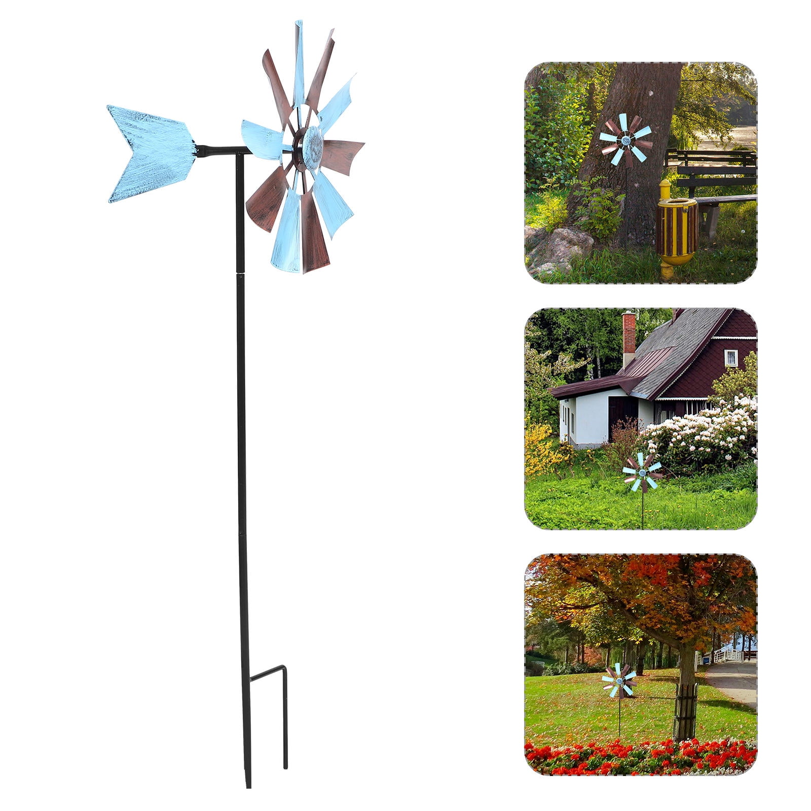 Worgeous Pinwheel for Yard and Garden Windmill Wall Decor Spinners ...