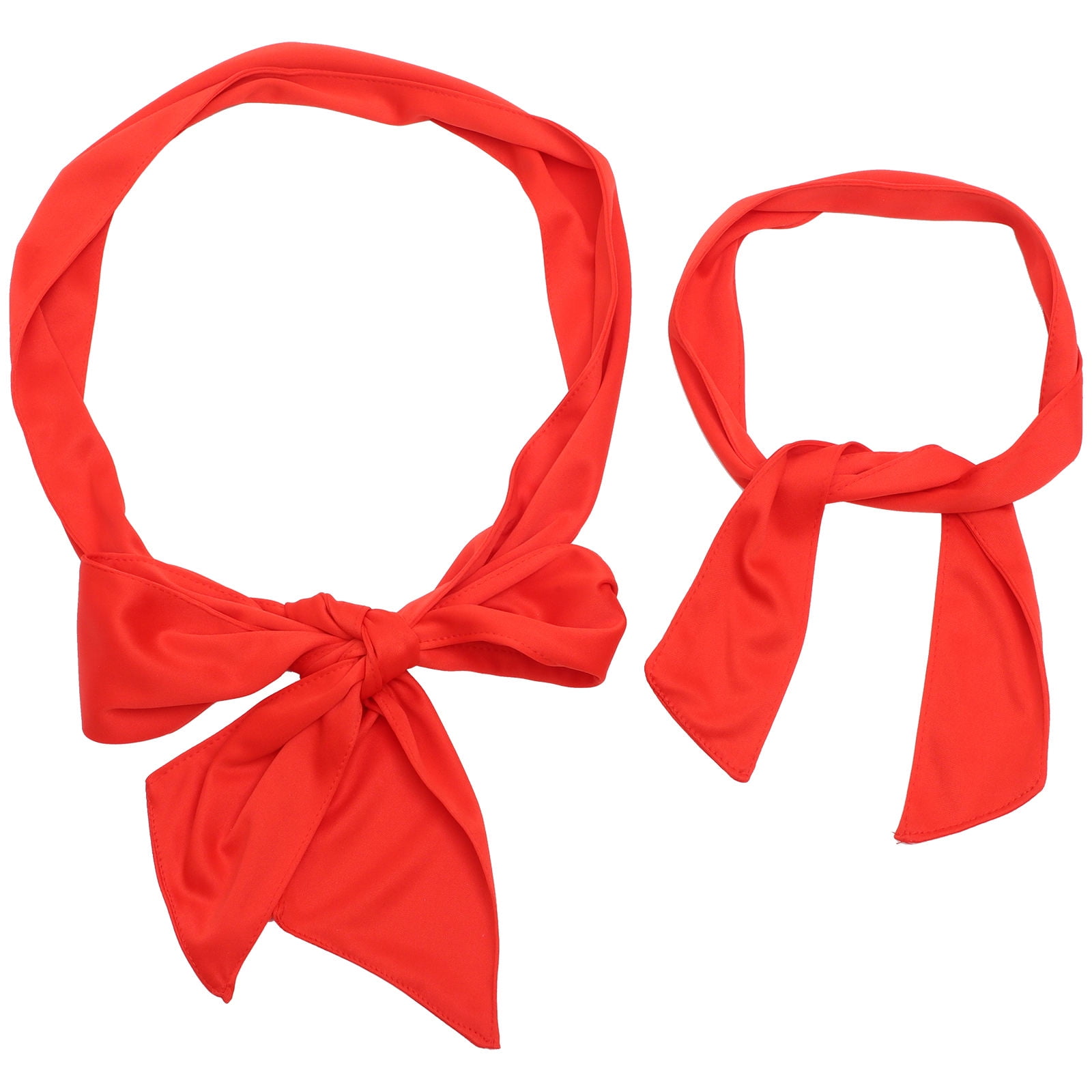 Worgeous Pirate Scarves Fishing Red Cloth 2Pcs 78.7X3.9X0.004in ...