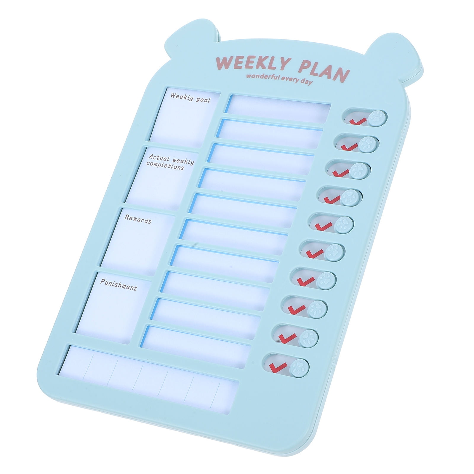 Worgeous Planning Boards Check List Habit Tracker Daily Weekly Planner ...