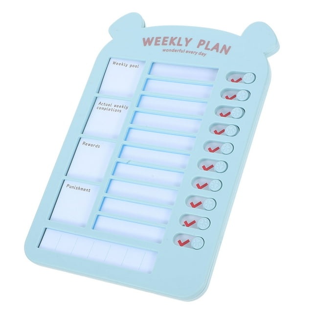 Worgeous Planning Boards Check List Habit Tracker Daily Weekly Planner ...