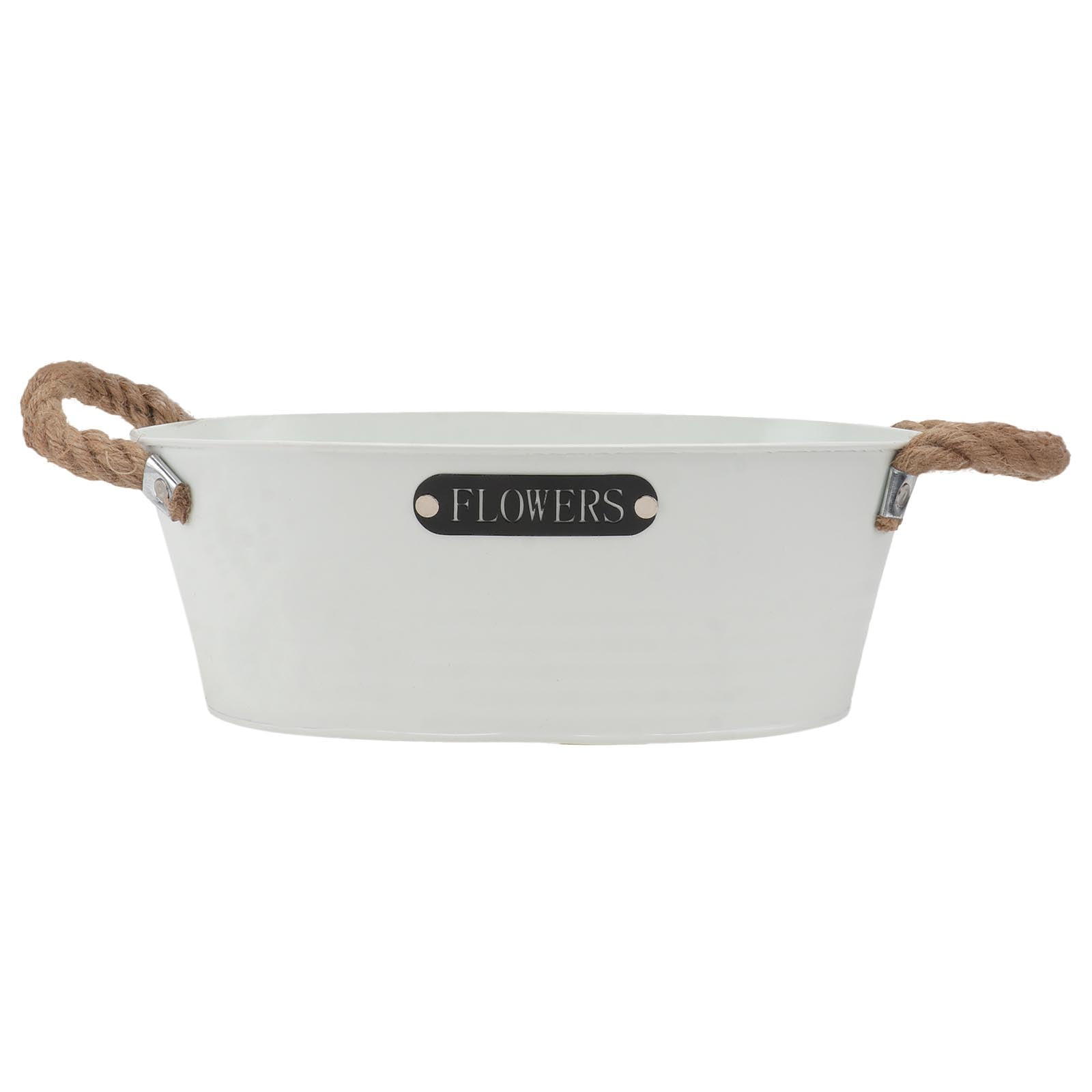 Worgeous Plant Bucket Laundry Galvanized Iron Flower Pot Port - Walmart.com