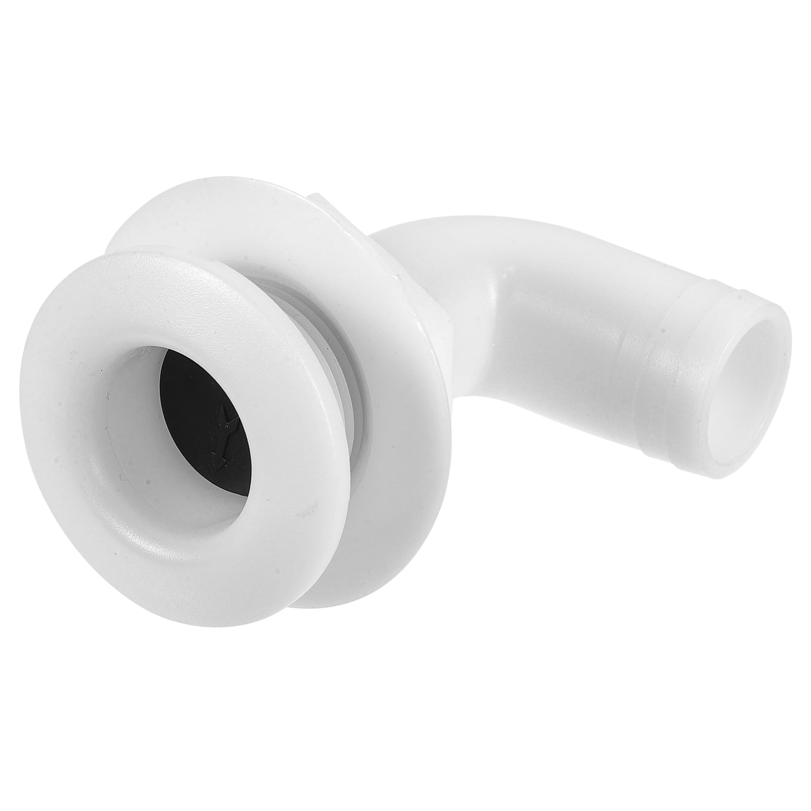 RENACLIPY White Plastic 90 Degree Angle Boat Scupper Drain Valve 1Pcs ...