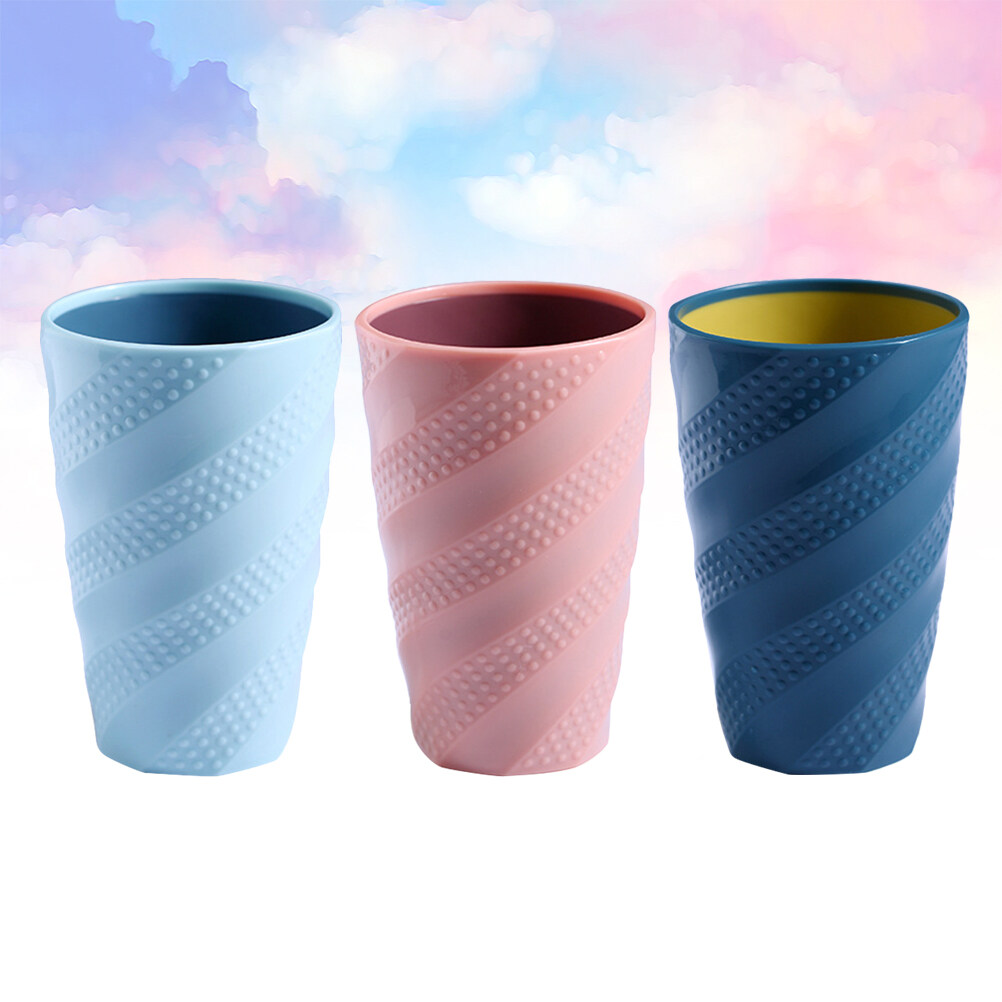 Worgeous Plastic Brushing Cups with for Home Use Safe PP Material 3 ...
