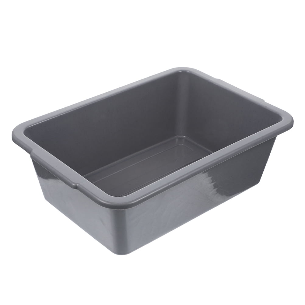 Plastic Storage Tray with Large Capacity for Kitchen Organization Grey ...