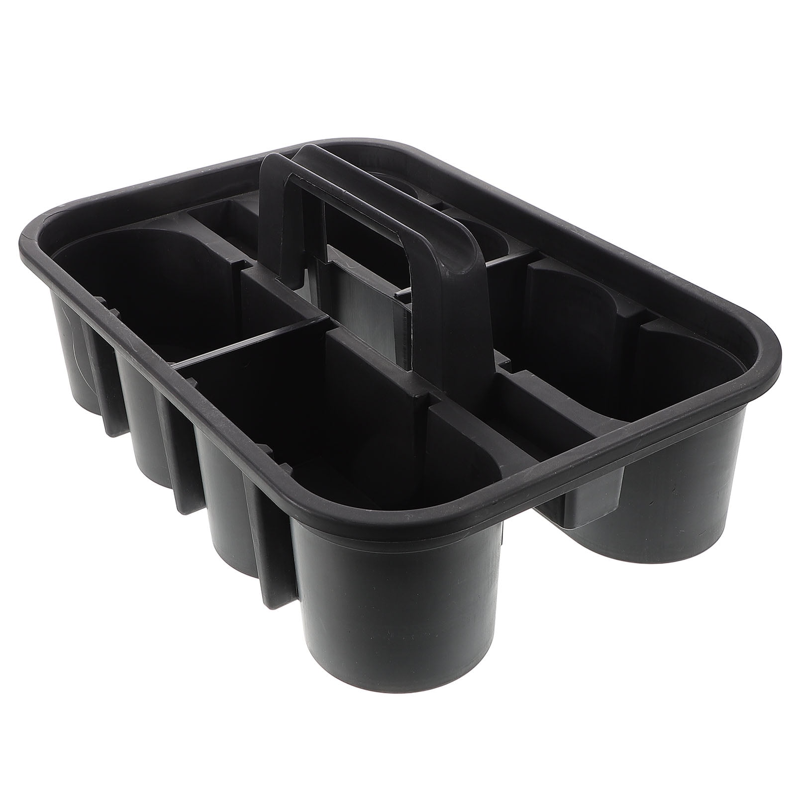 Worgeous Plastic Cleaning Storage Bins With Handle Divided Organizer ...
