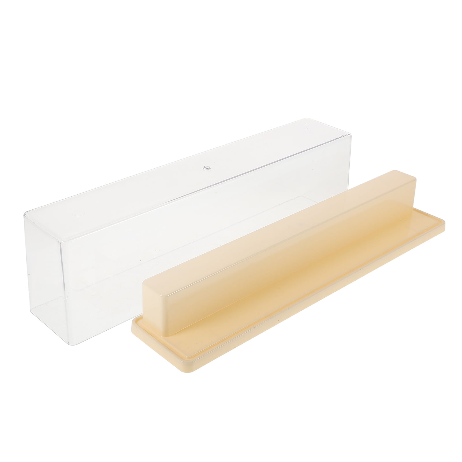 Worgeous Plastic Display Box With Cover Desktop Organizer Transparent ...