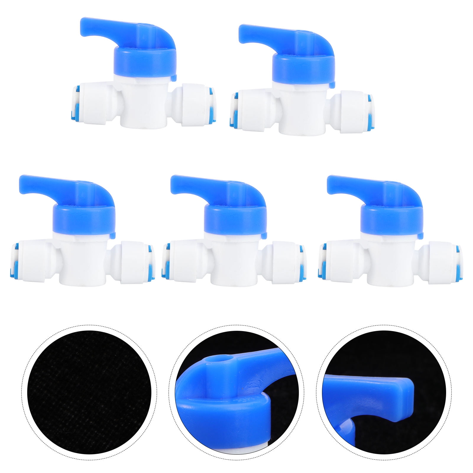 Worgeous Plastic Quick Connect Ball Valve for Household Water Purifier ...