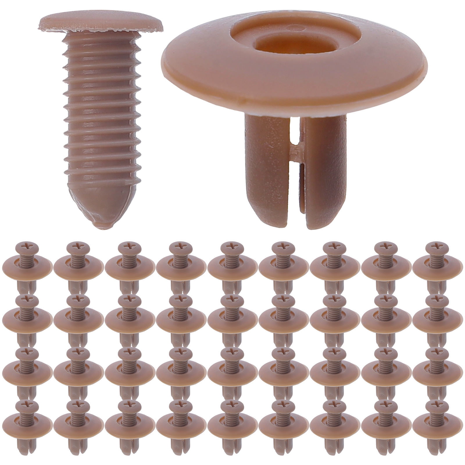 Worgeous Plastic Rivets for Car Bumper Fixation Beige Color Superior ...