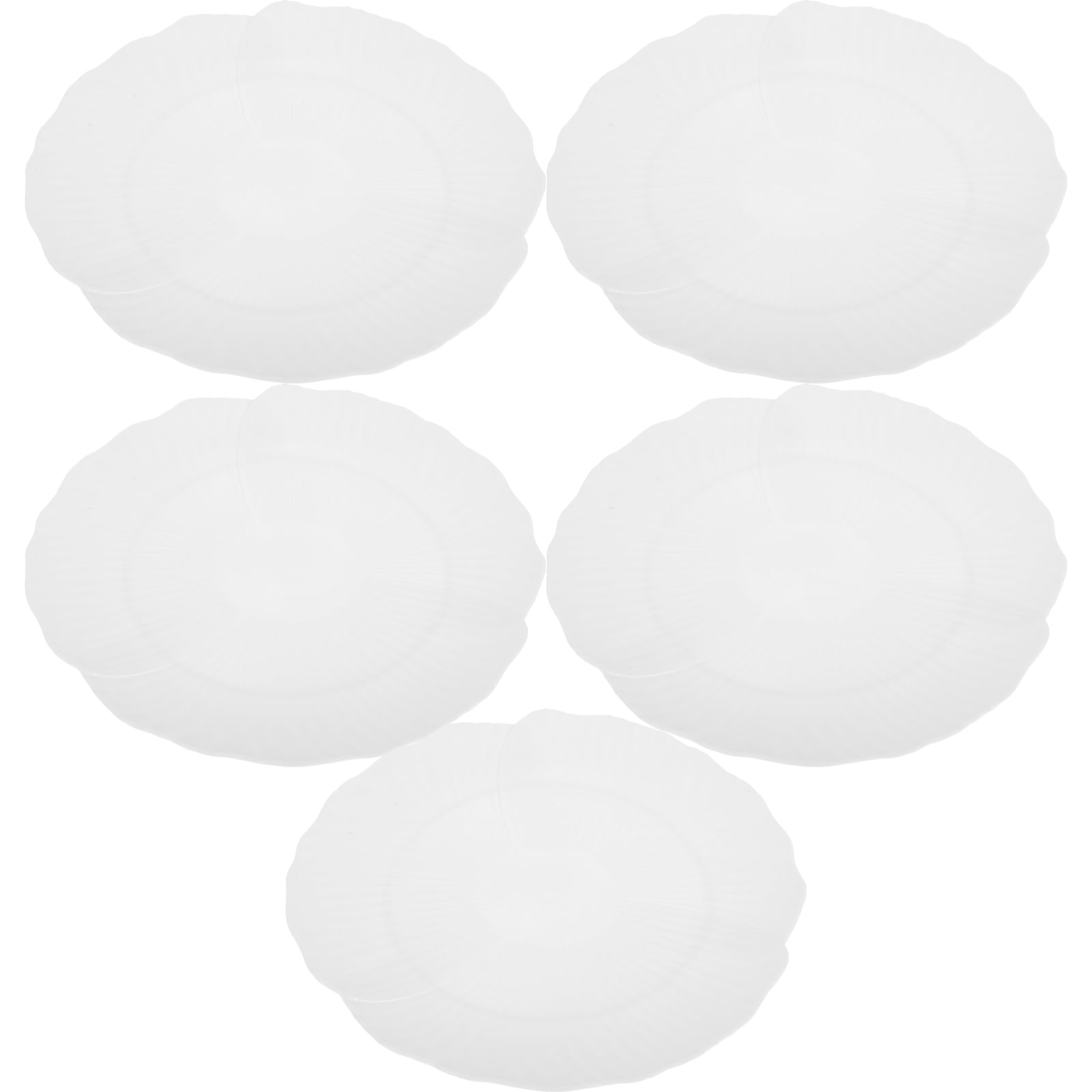 WHAMVOX HOMEMAXS Unbreakable White Dinnerware 1 Set Portable Reusable ...